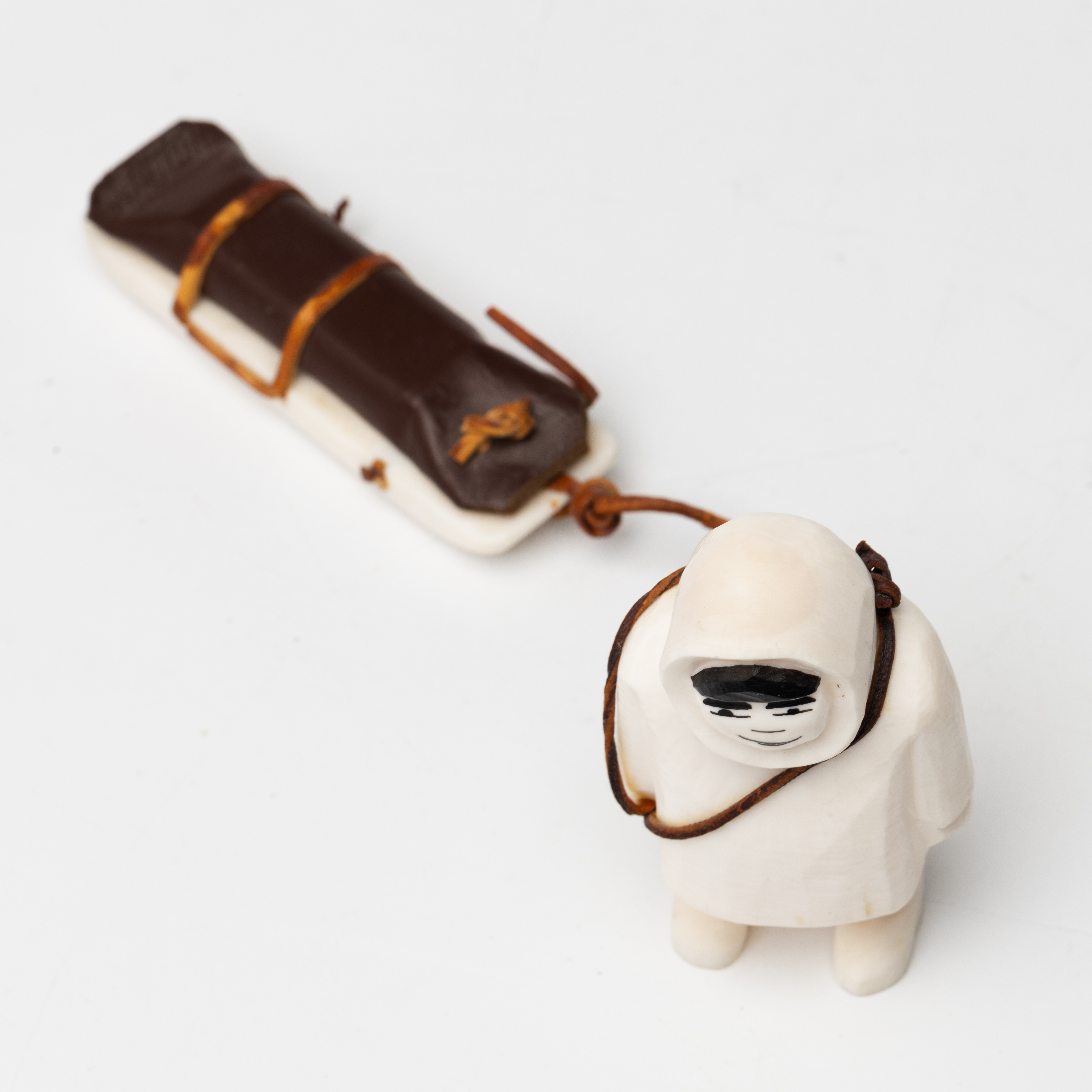 A figure of Eskimo with a sledge, design by Arne Tjomsland, Norway ...
