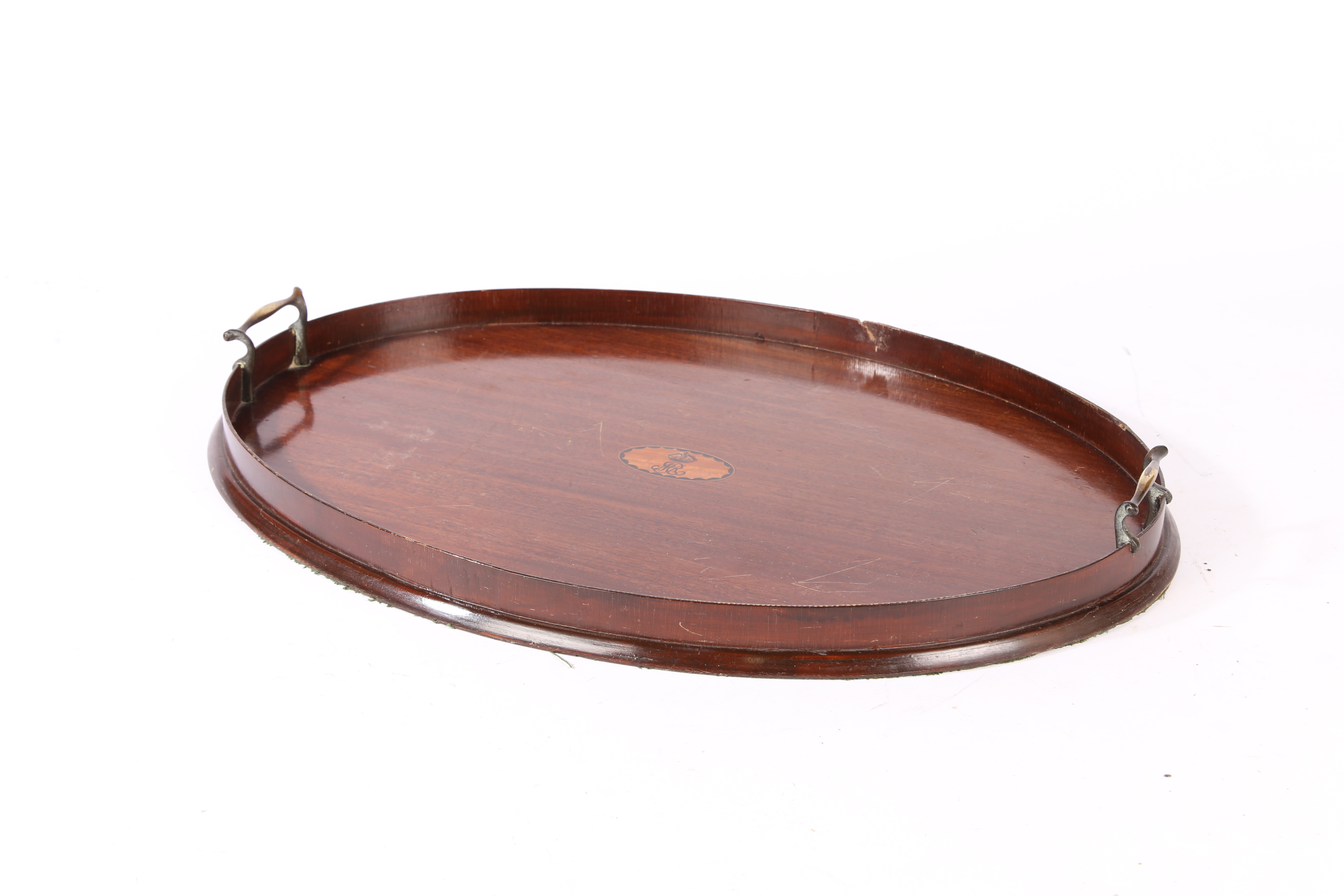 Images for 3434874. A 20TH CENTURY MAHOGANY TRAY INLAID WITH QUEEN MARY ...