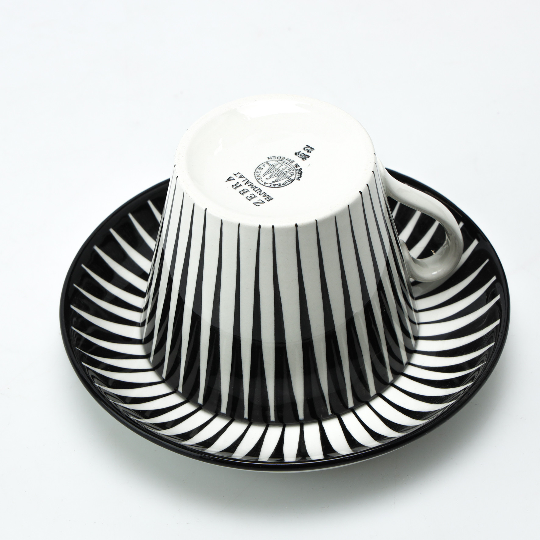 Images for 3438331. EUGEN TROST. A “Zebra” flintware teacup with saucer ...