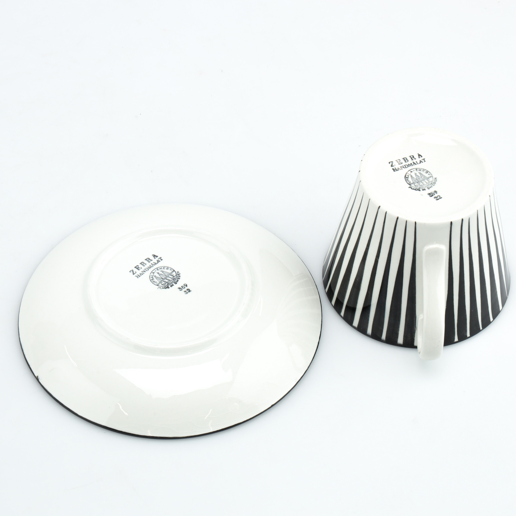 Images for 3438331. EUGEN TROST. A “Zebra” flintware teacup with saucer ...