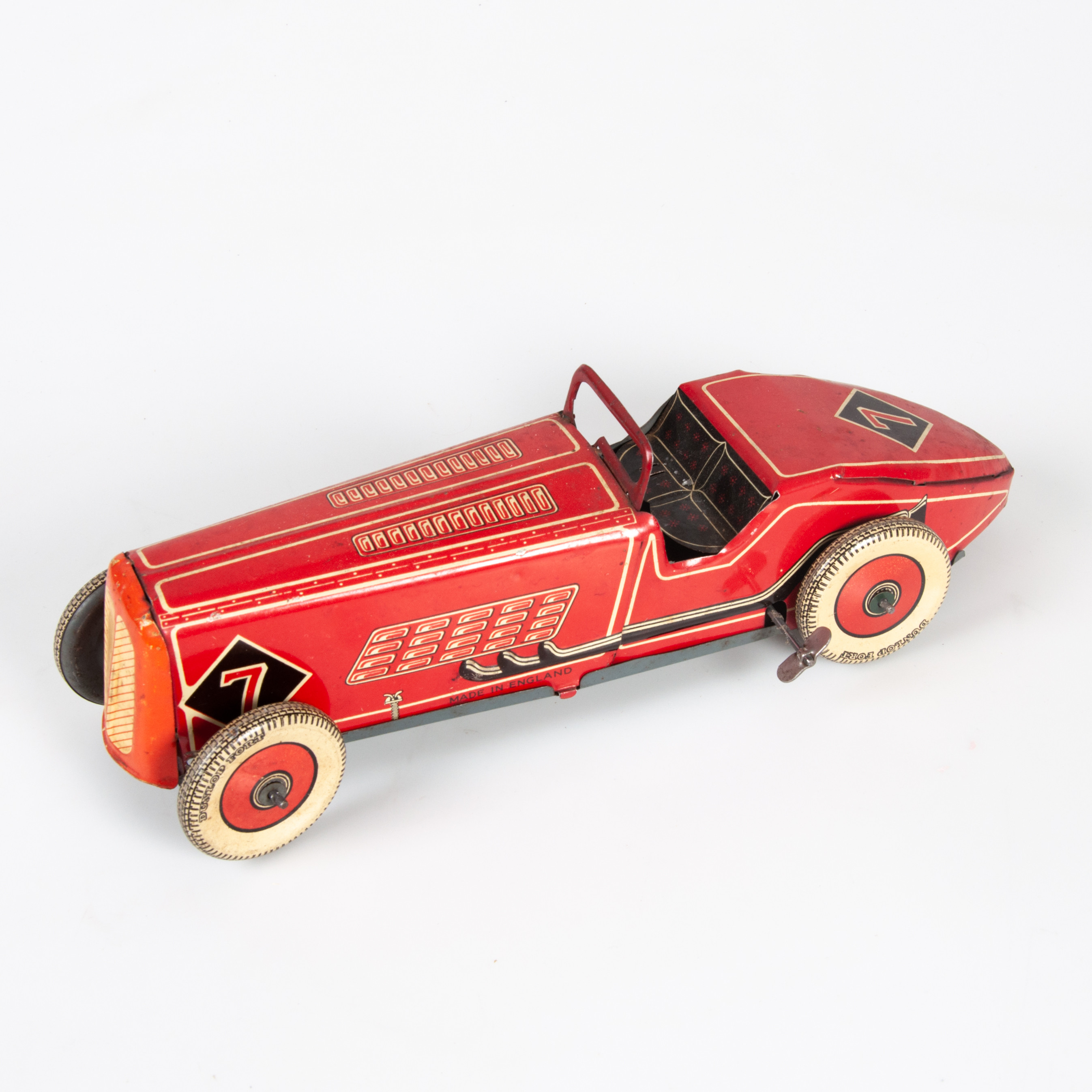 Images for 3458729. METTOY, ENGLAND Tin race car with clockwork engine ...