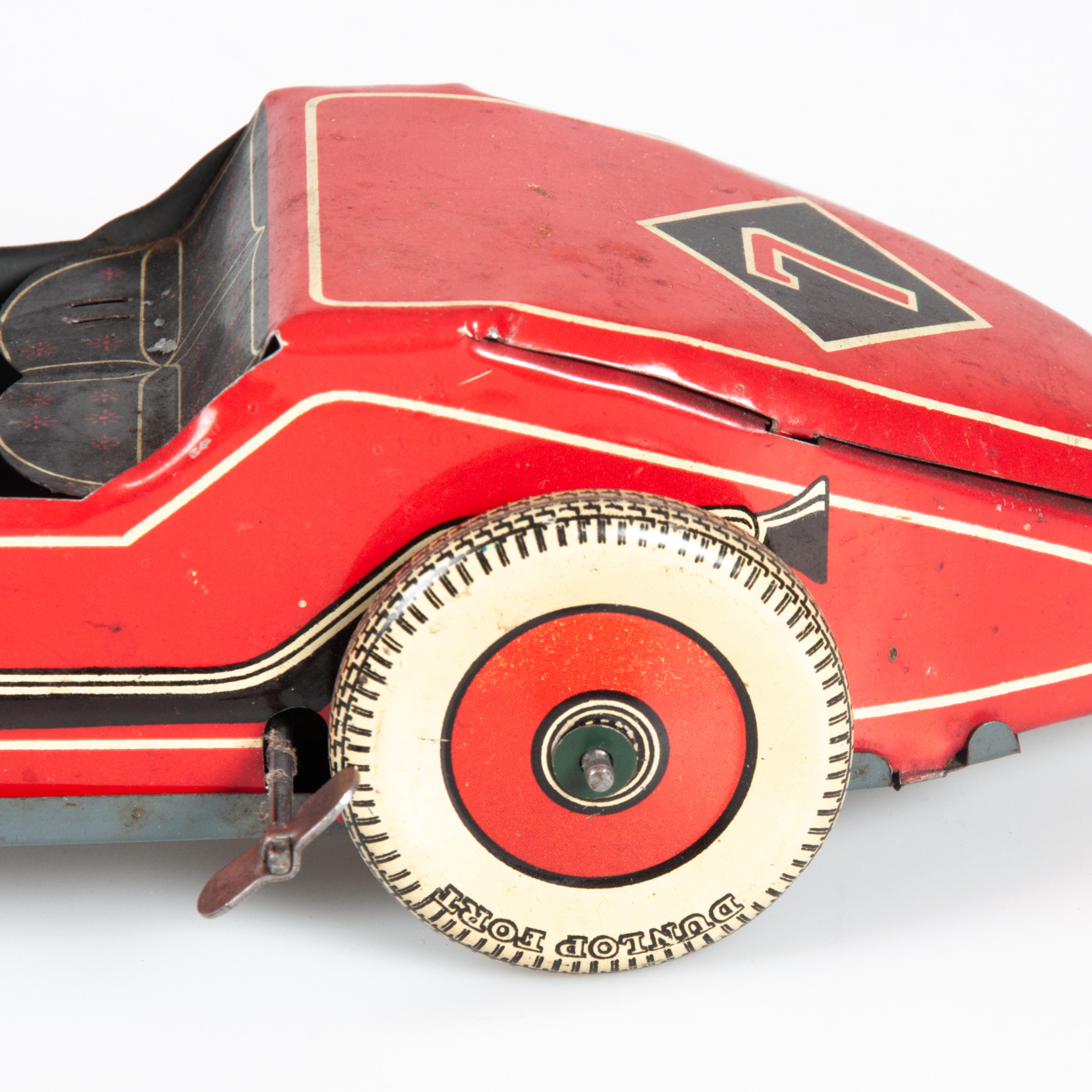 Images for 3458729. METTOY, ENGLAND Tin race car with clockwork engine ...