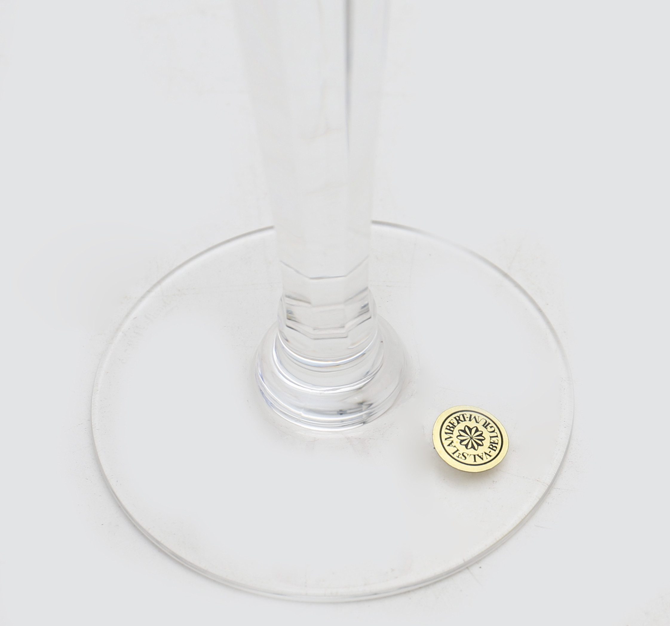 Imágenes para 3465723. Juego de seis copas en cristal doblado en ...