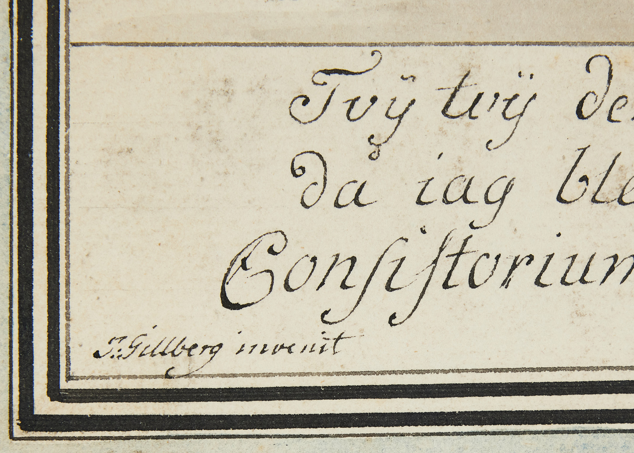 Images for 3478653. JACOB GILLBERG (1724-1793). Caricature drawing “Tvÿ ...