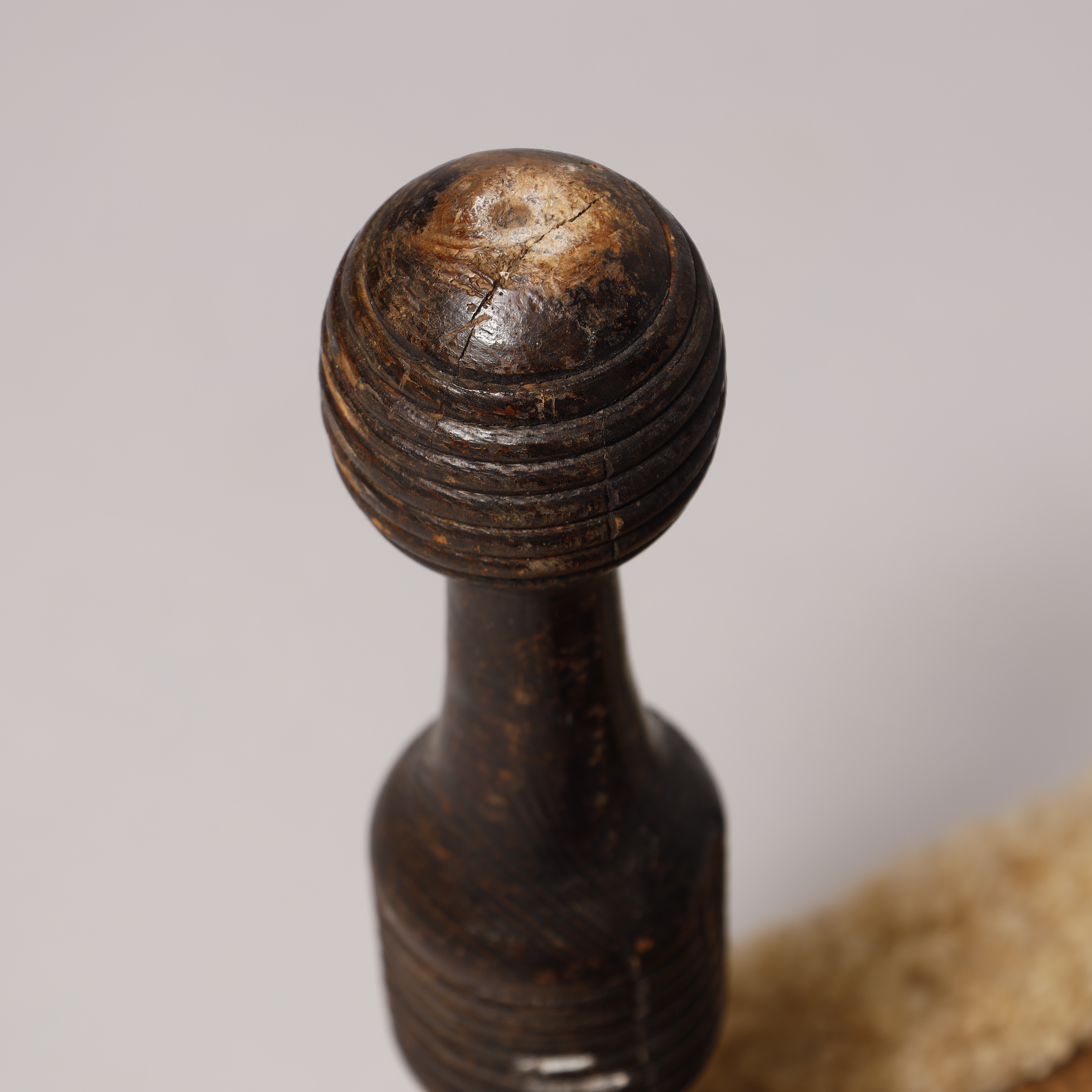 Images for 3480554. Stool/stool with turned leg of stained oak ...