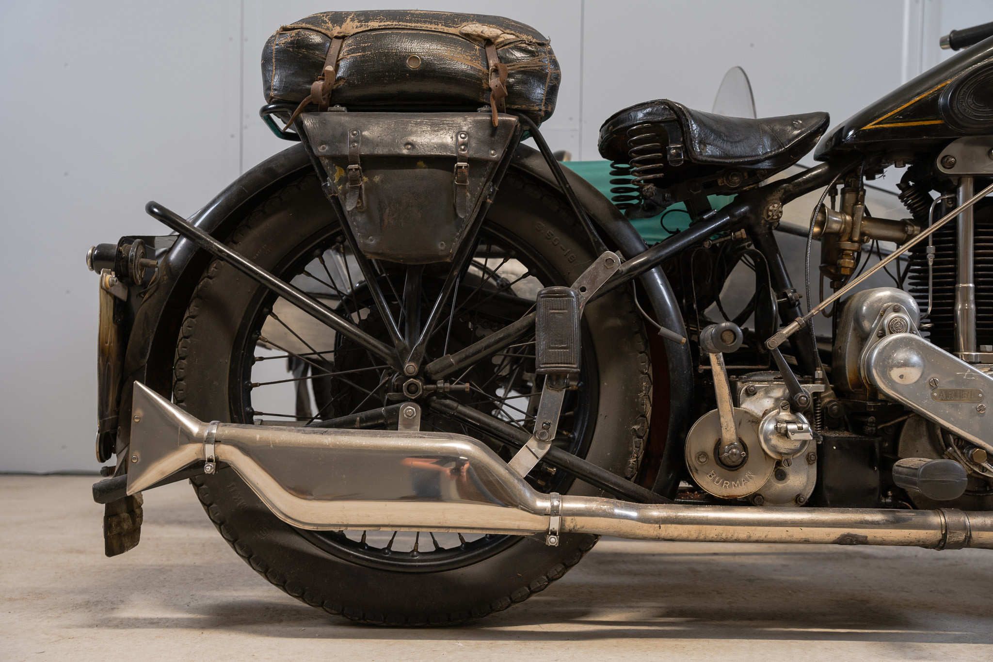 ARIEL, modell E, med sidovagn, 1928, England. Fordon, Båtar & Delar ...