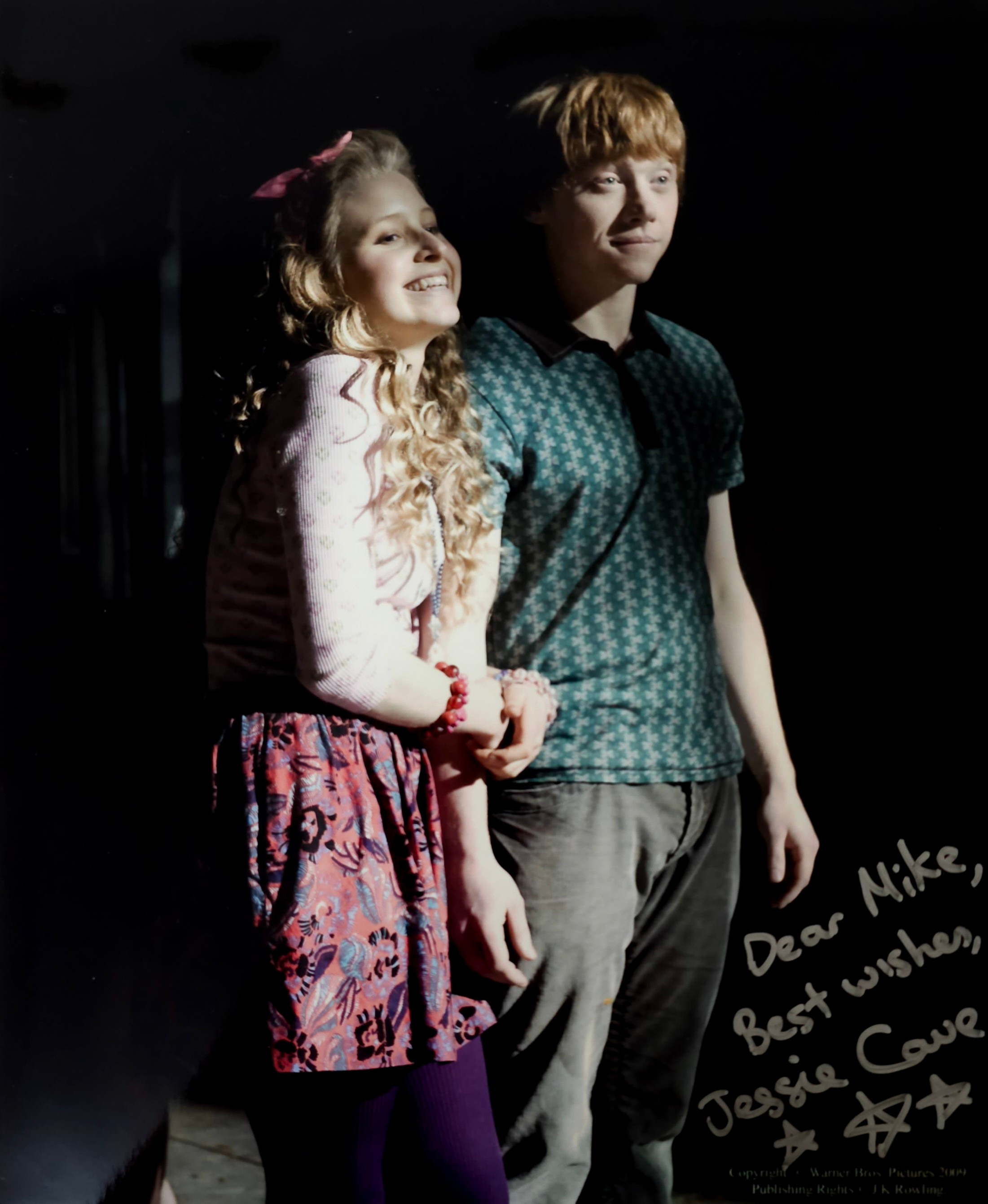 Images for 3507122. JESSICA CAVE (HARRY POTTER). DEDICATED AUTOGRAPH ON ...