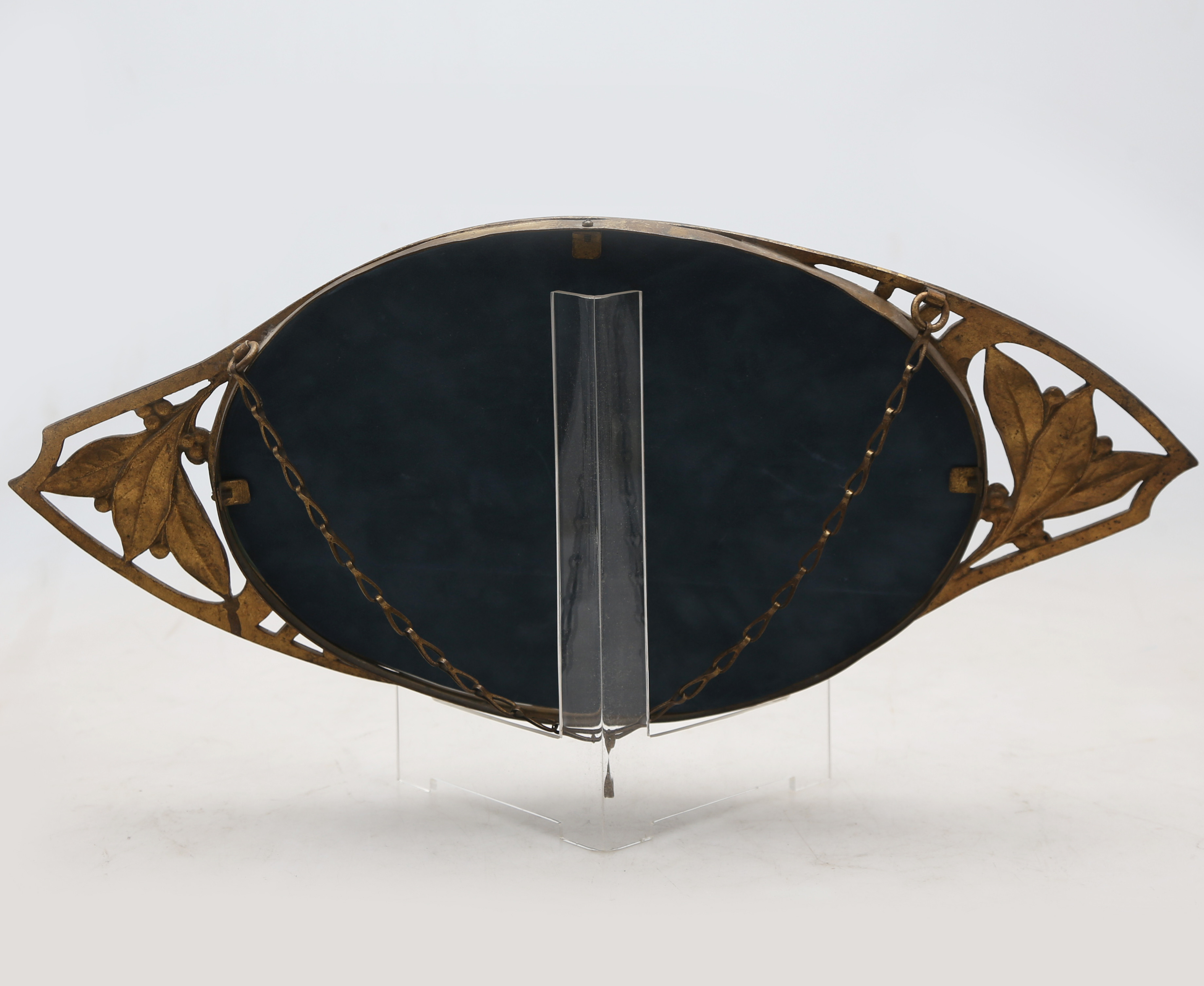 Images for 3507430. French Art Nouveau mirror with frame in gilt bronze, early decades of the ...