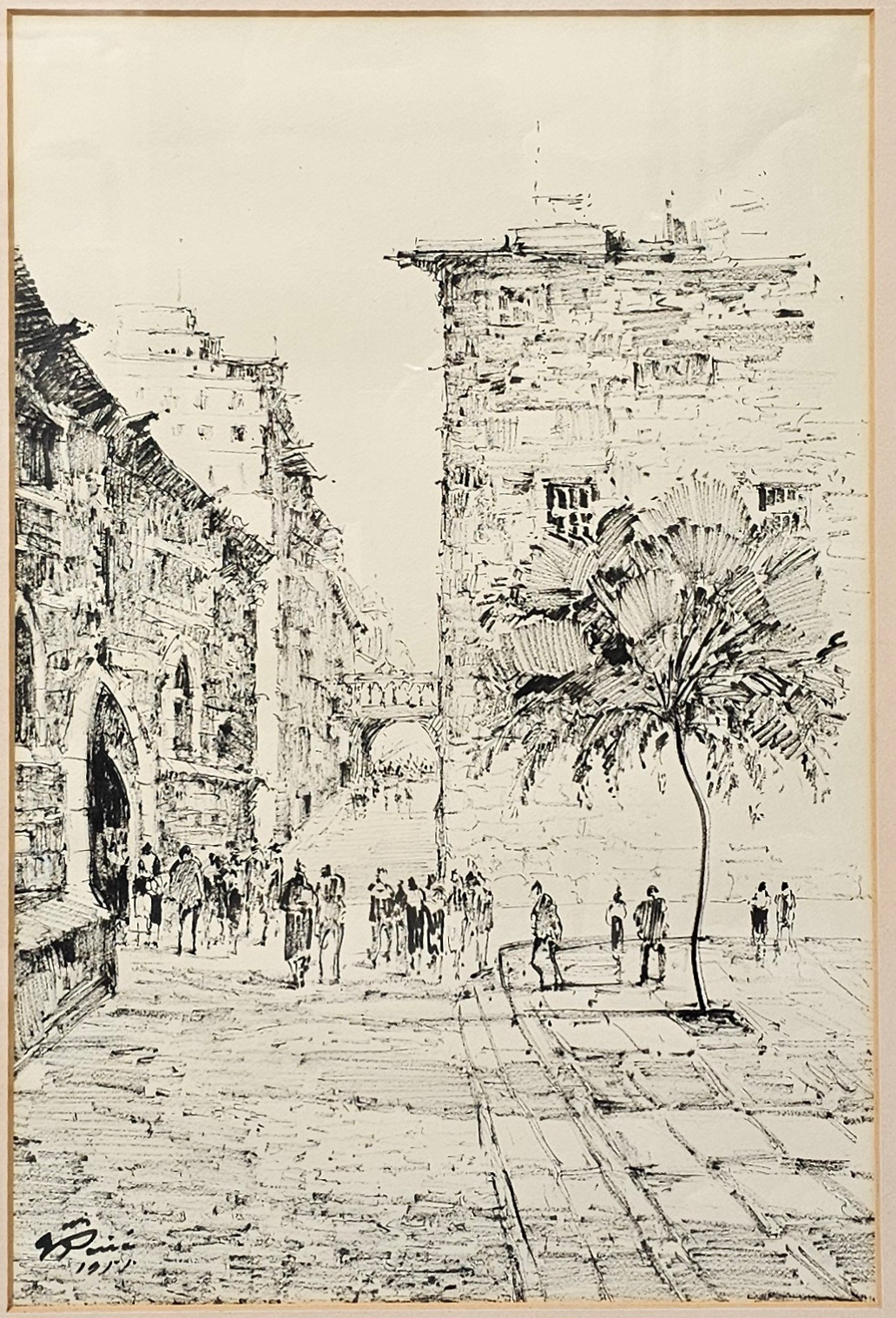 Images for 3516358. ILLEGIBLE SIGNATURE. URBAN VISION. INK DRAWING ON ...