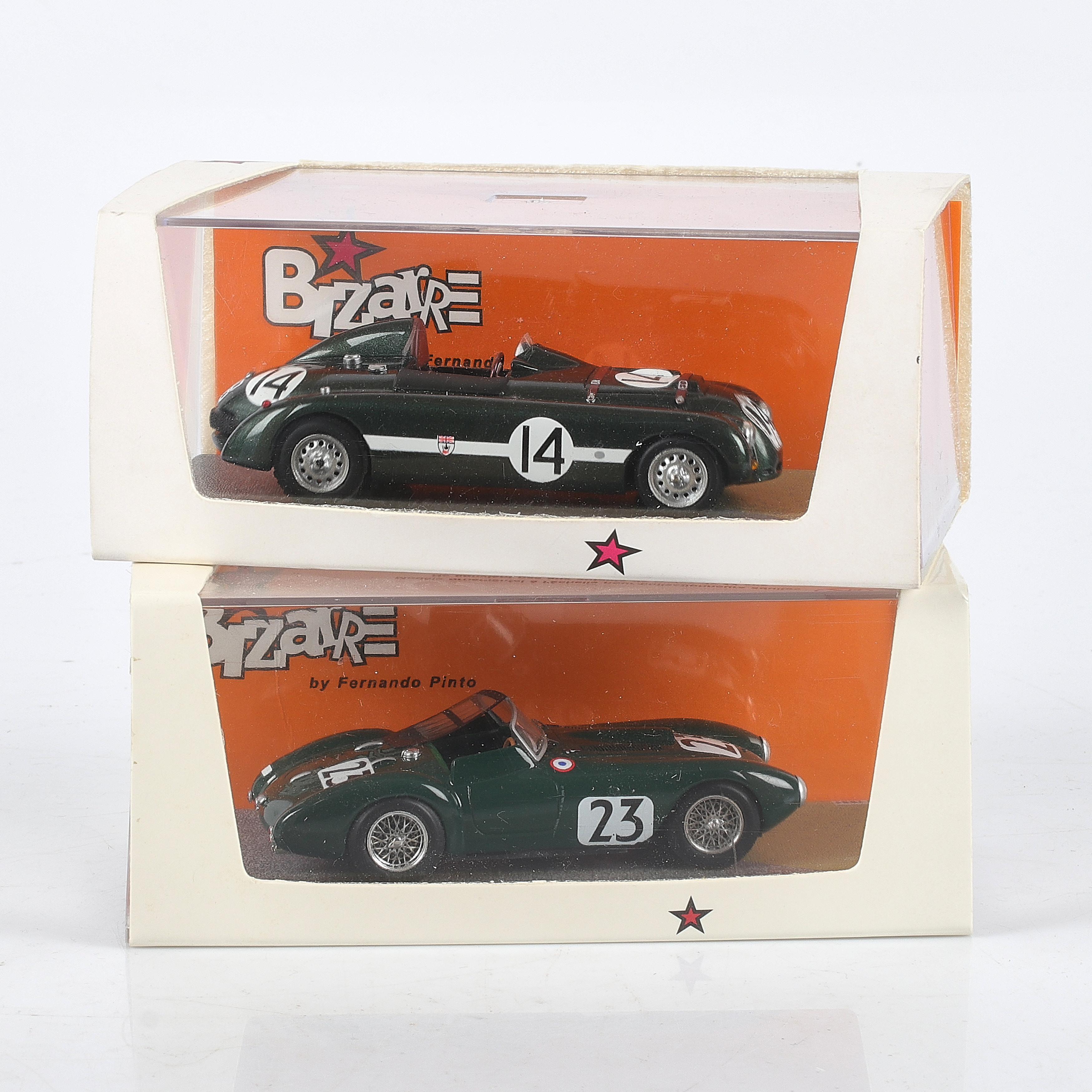Images for 3522322. 2 model cars, metal/resin, Frazer Nash Le Mans 1956 ...