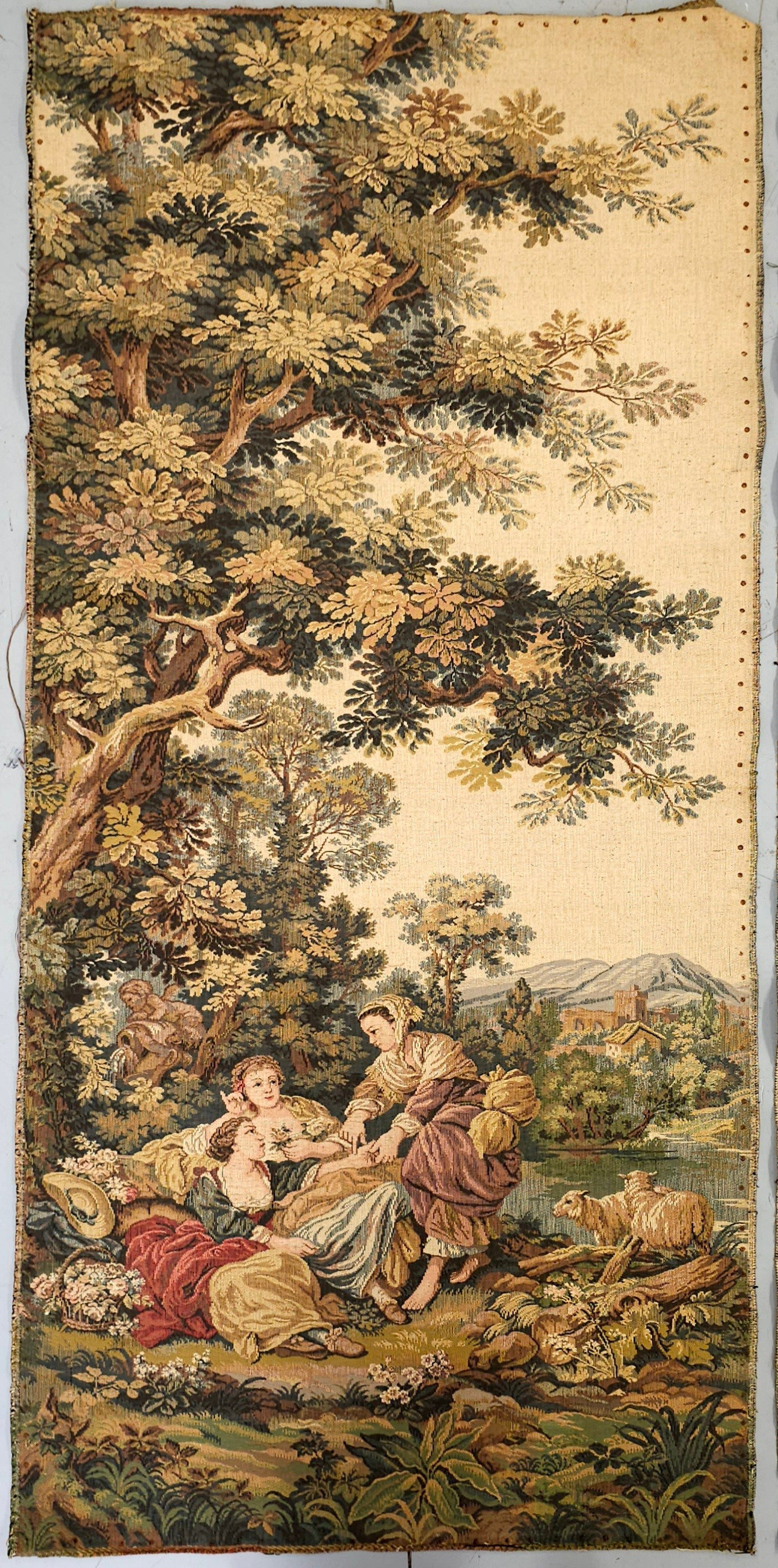 Images for 3532321. PAIR OF TAPESTRIES WITH ROMANTIC SCENES IN THE MID ...