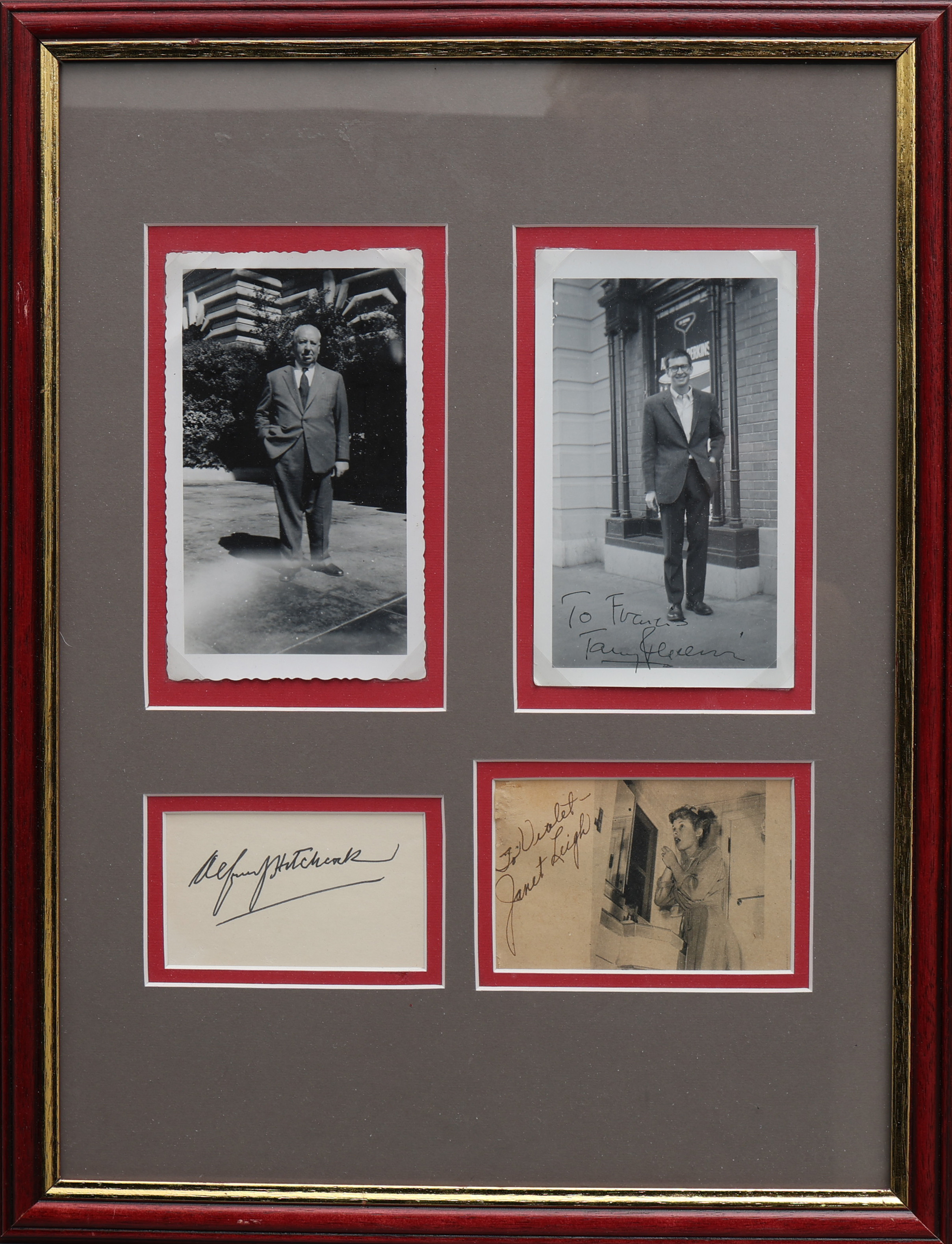 Images for 3540512. AUTOGRAPHS. ALFRED HITCHCOCK (1899-1980), JANET ...