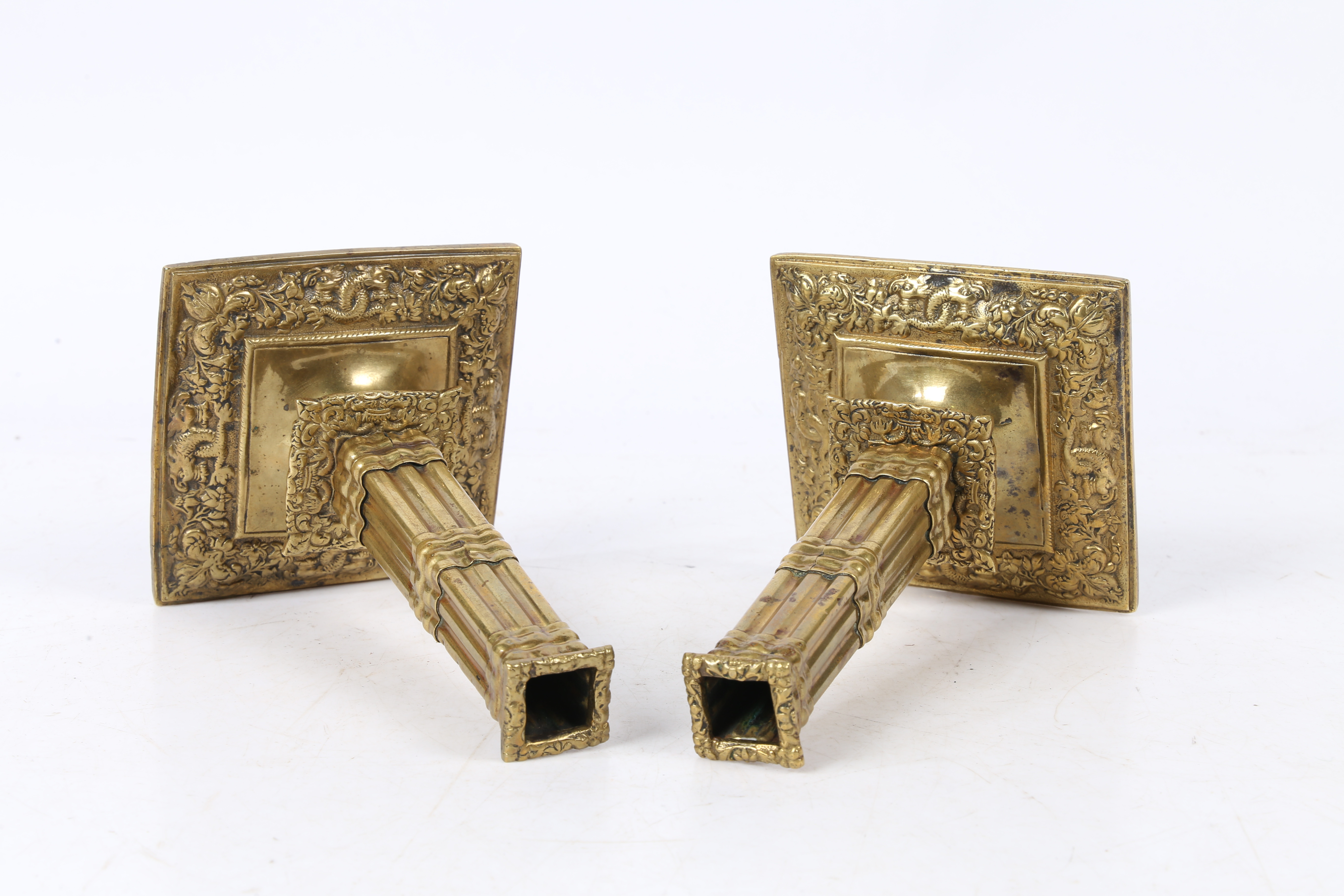 Images for 3540991. A RARE PAIR OF 17TH CENTURY CAST AND SHEET BRASS ...