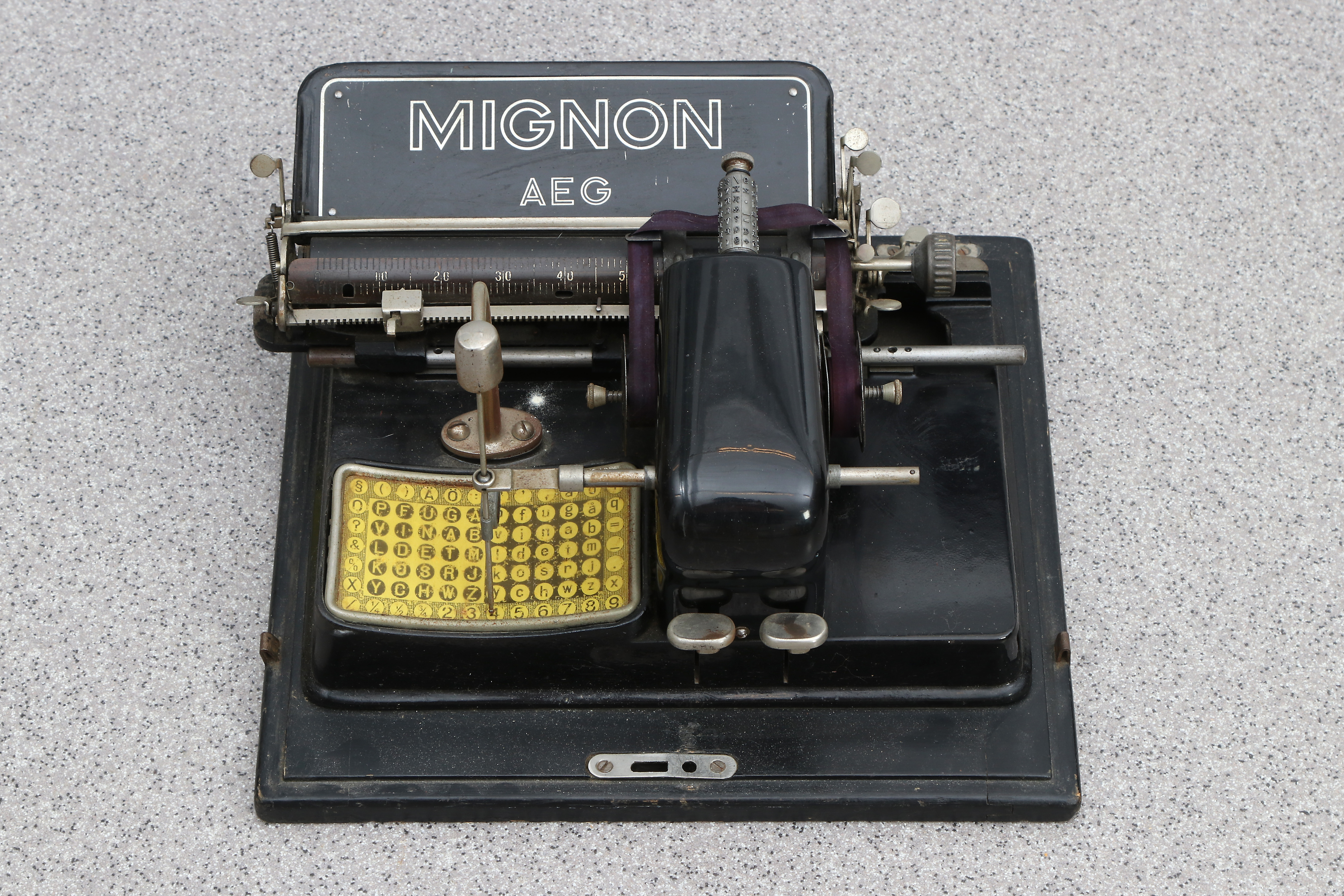 Images for 3544949. AEG MIGNON, TYPEWRITER. Lacquered metal. The ...