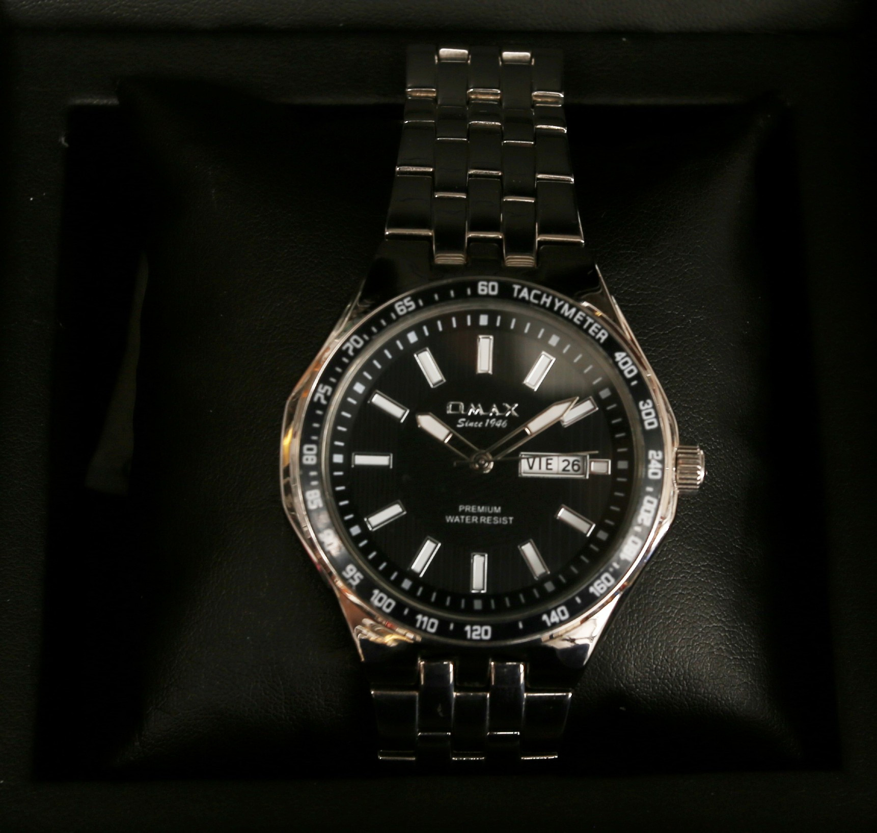 Images for 3558878. Omax, S.A. Geneva, wristwatch, steel, Japanese ...