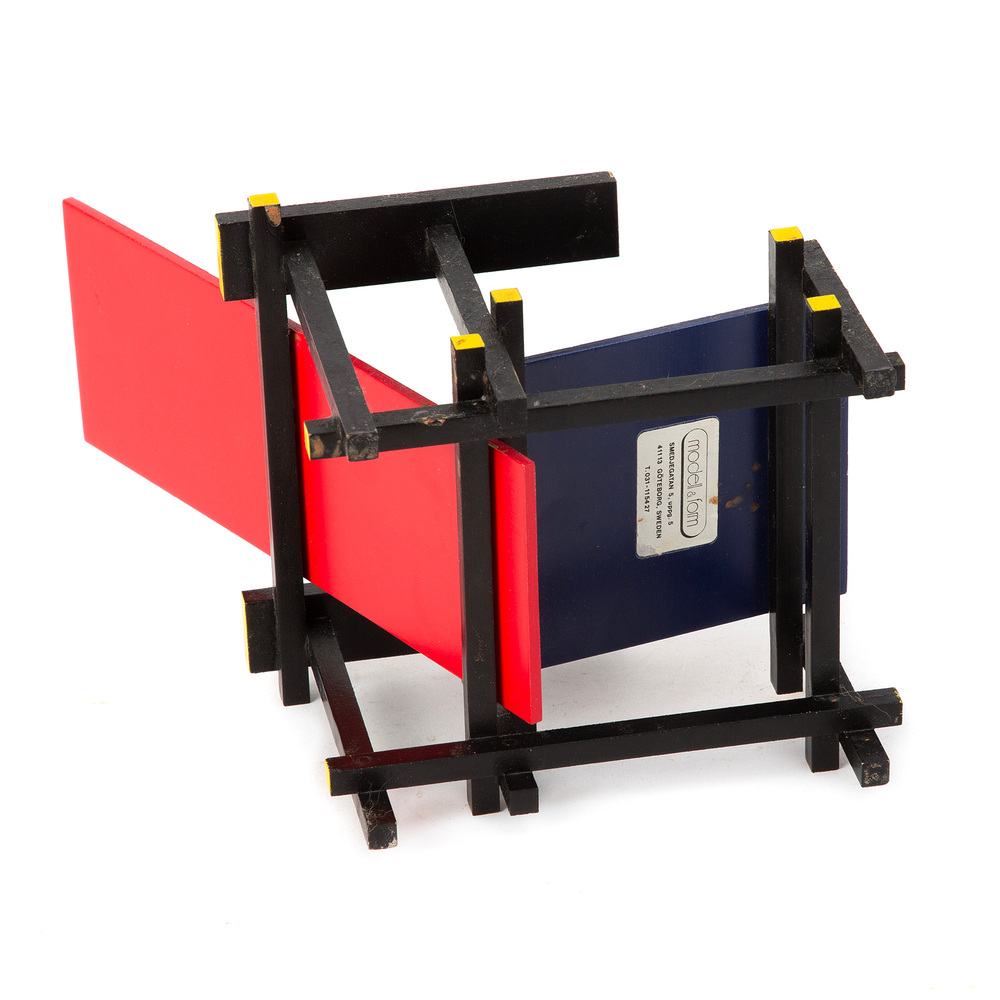 Images for 3572085. MINIATURE CHAIR. “Red Blue Chair”, Gerrit Rietveld ...