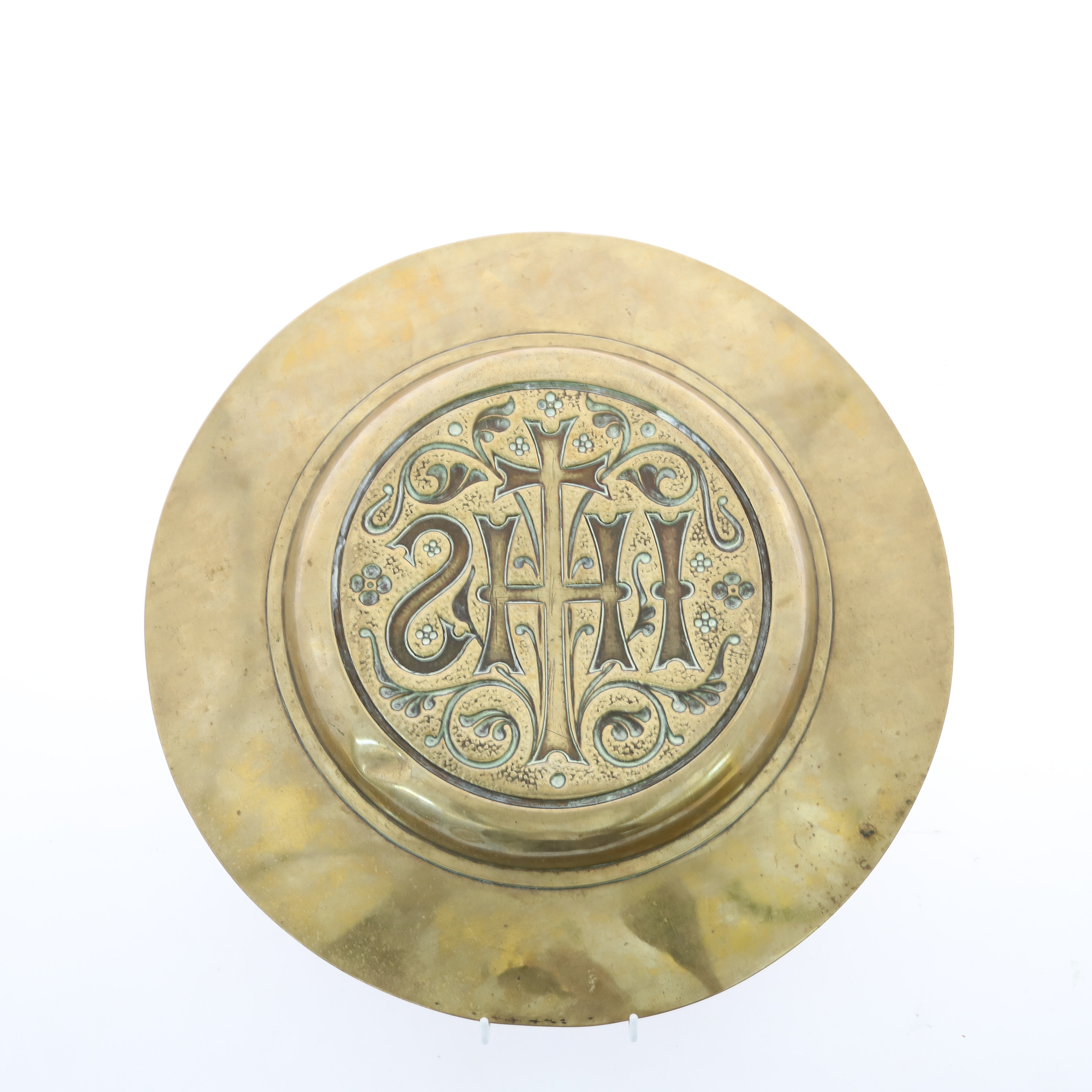 Images for 3590854. A GOTHIC STYLE BRASS COLLECTION PLATE, CIRCA 1870 ...