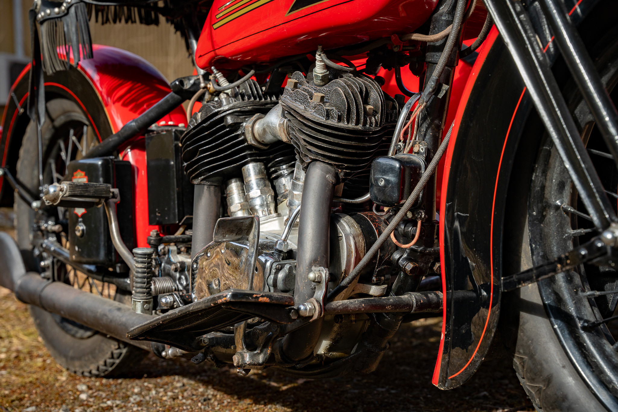Bilder för 3605460. HARLEY DAVIDSON, VL med sidovagn, 1935, USA ...