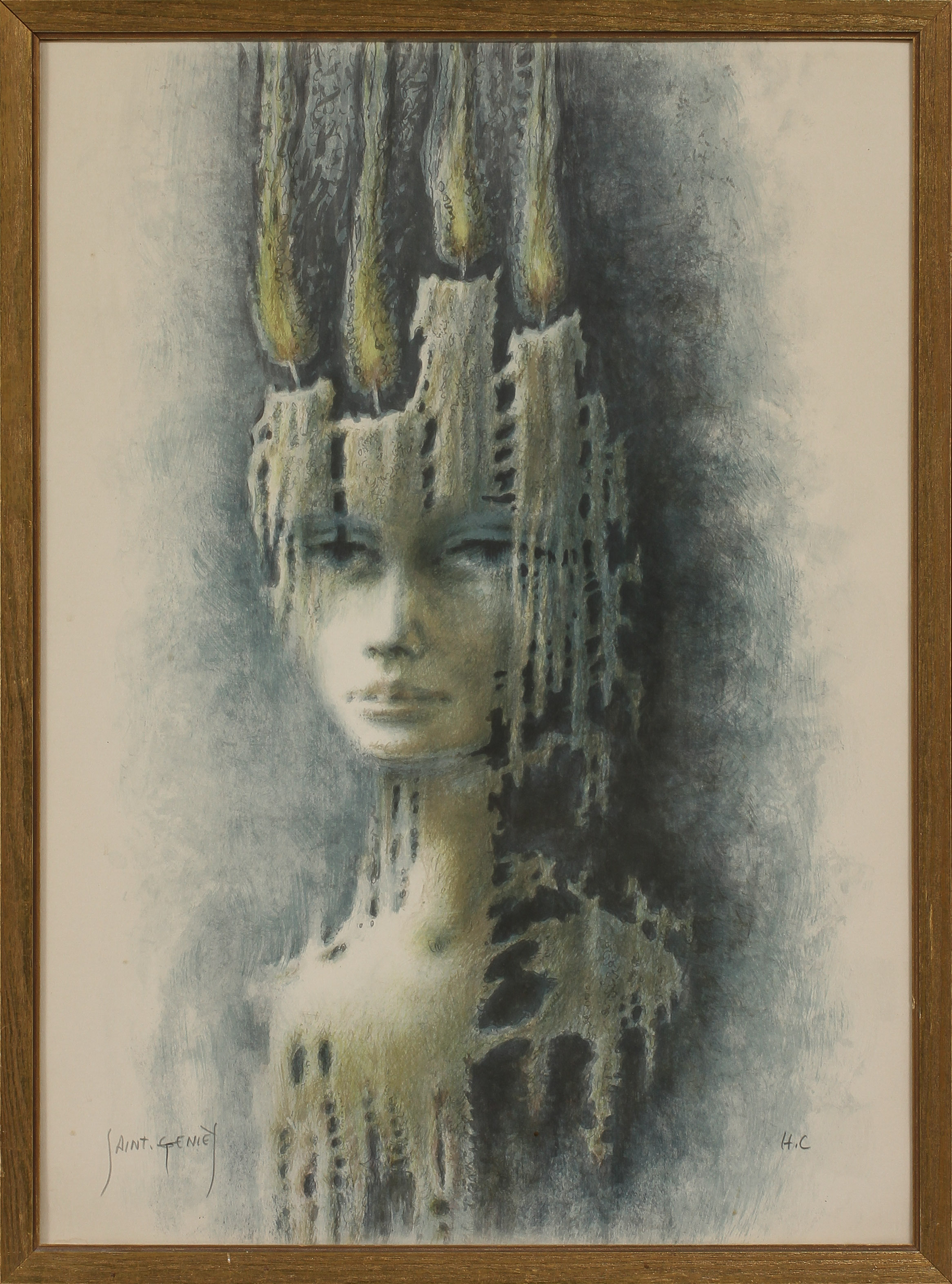 Images for 361895. FRANCIS DE LASSUS SAINT-GENIES. Figure composition ...