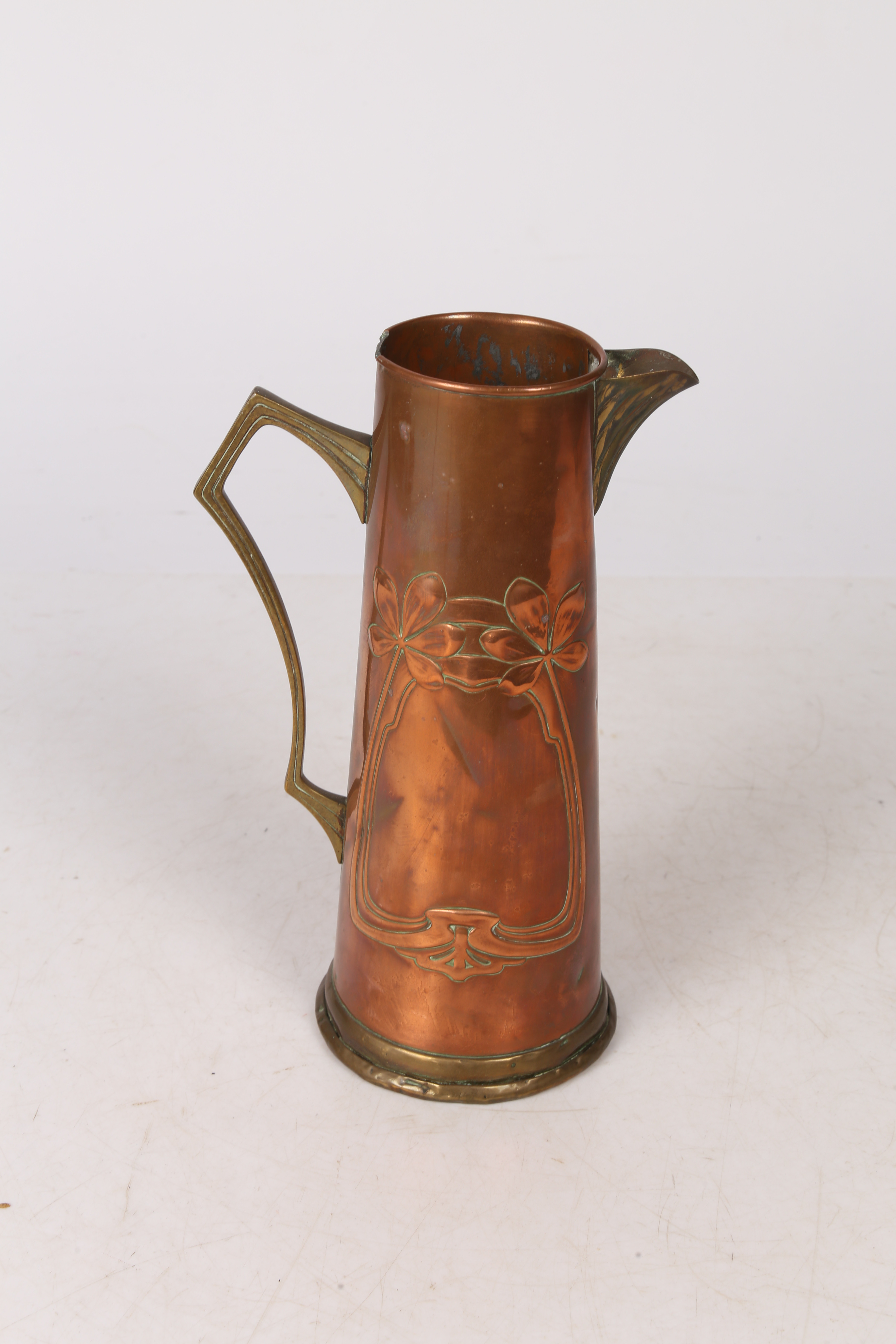 Images for 3629393. AN EARLY 20TH CENTURY ART NOUVEAU COPPER AND BRASS ...
