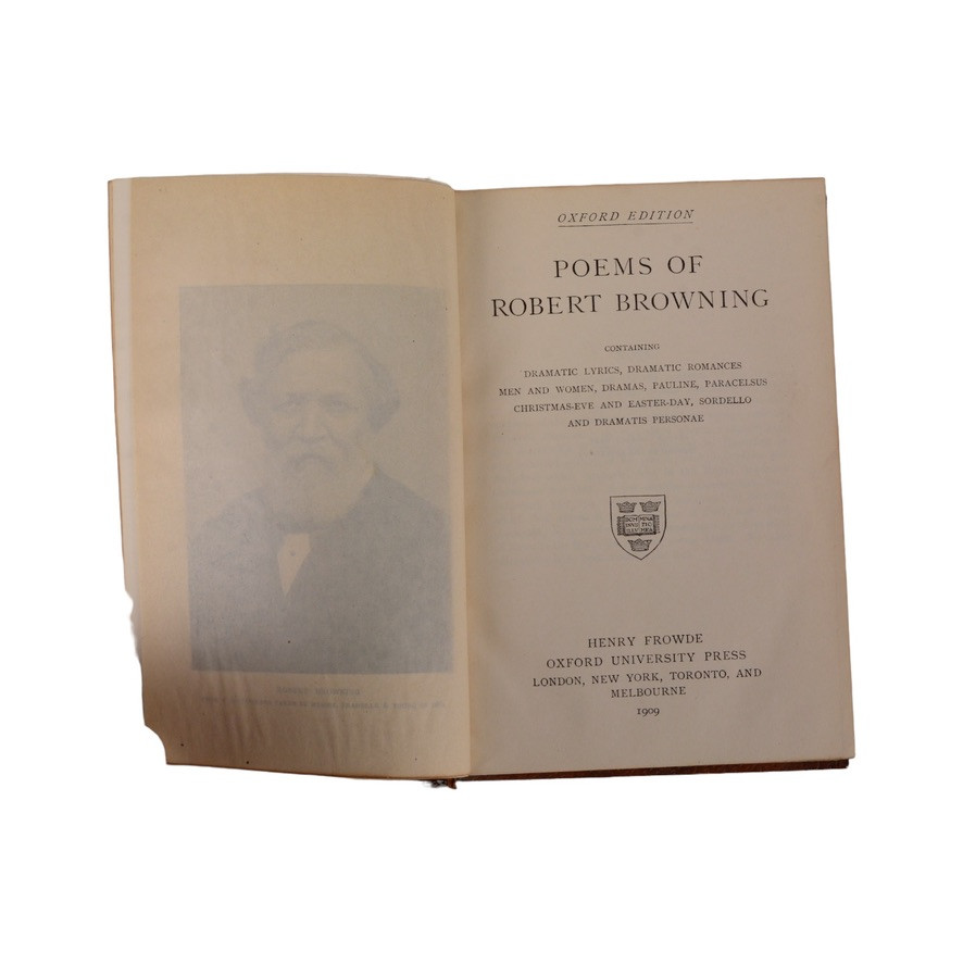 Images for 3636468. BOOK, Poems of Robert Browing. Dramatic lyrics ...