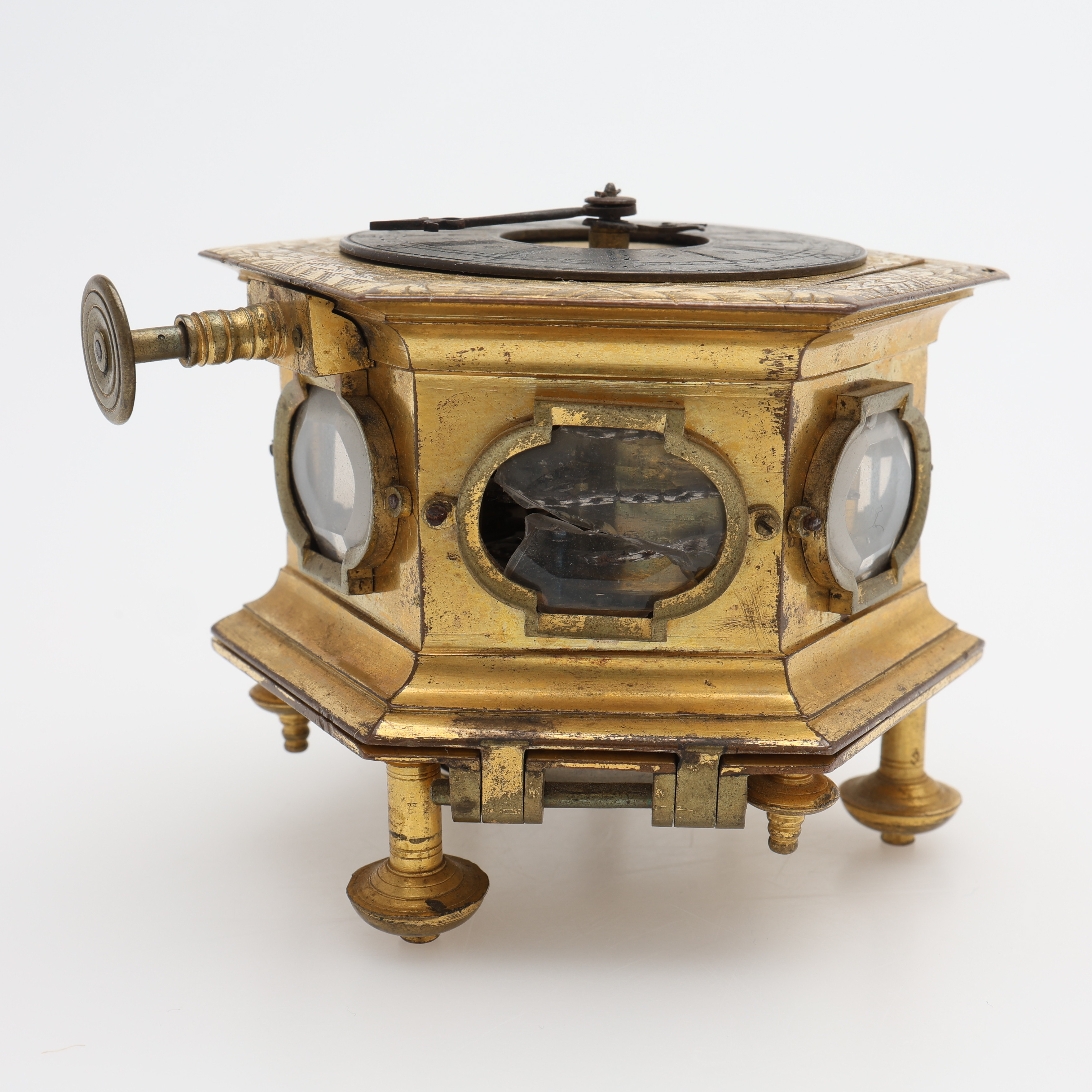 A SIGNED TRAVEL CLOCK, LONDON, LATER PART OF THE 17TH CENTURY. Clocks ...