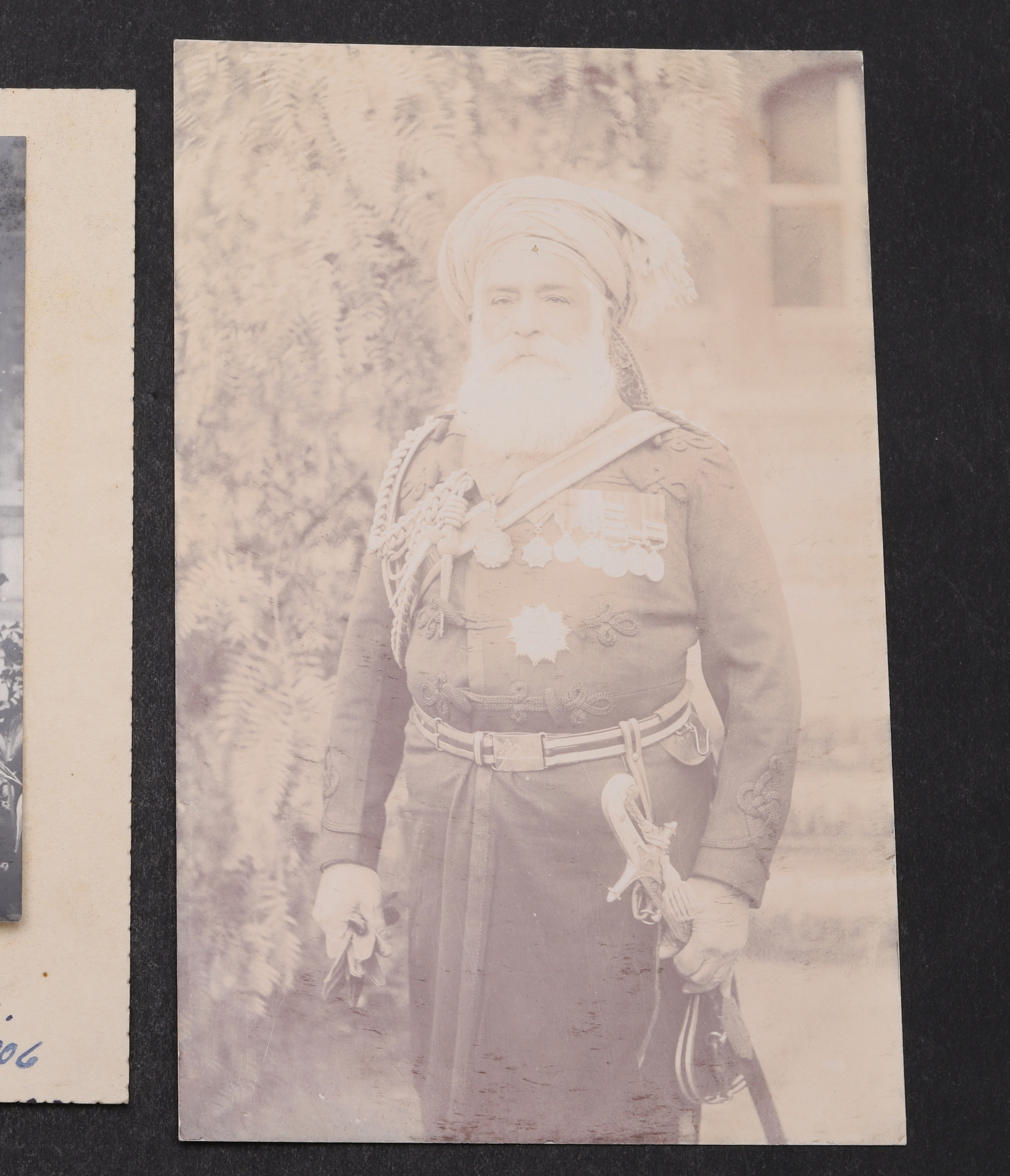 Images for 3687013. A PHOTOGRAPH AND POSTCARD OF COL ASLAM KHAN A.D.C ...