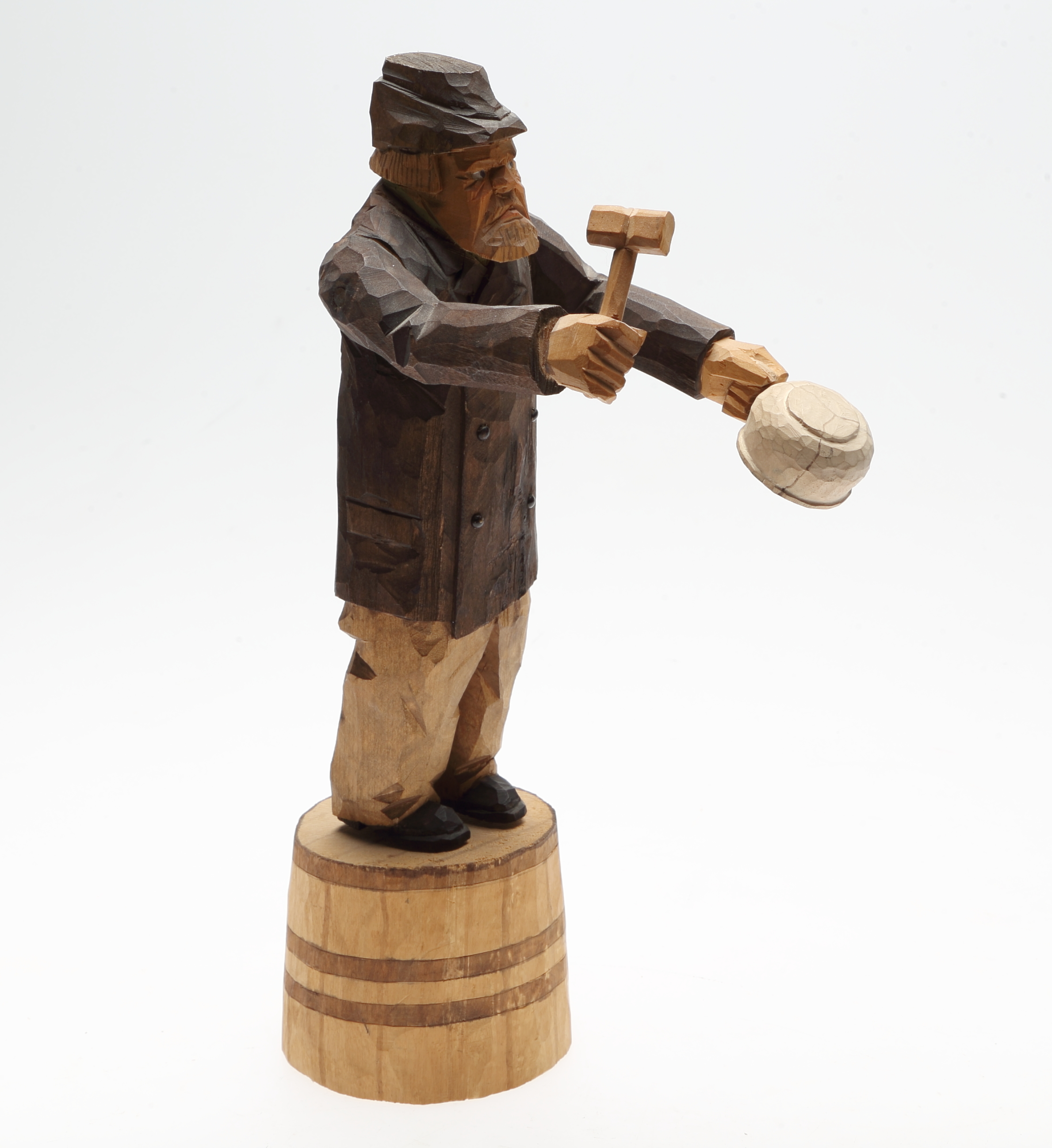 Images for 370064. AXEL ERICSON. The auction announcer, sculpture, wood ...