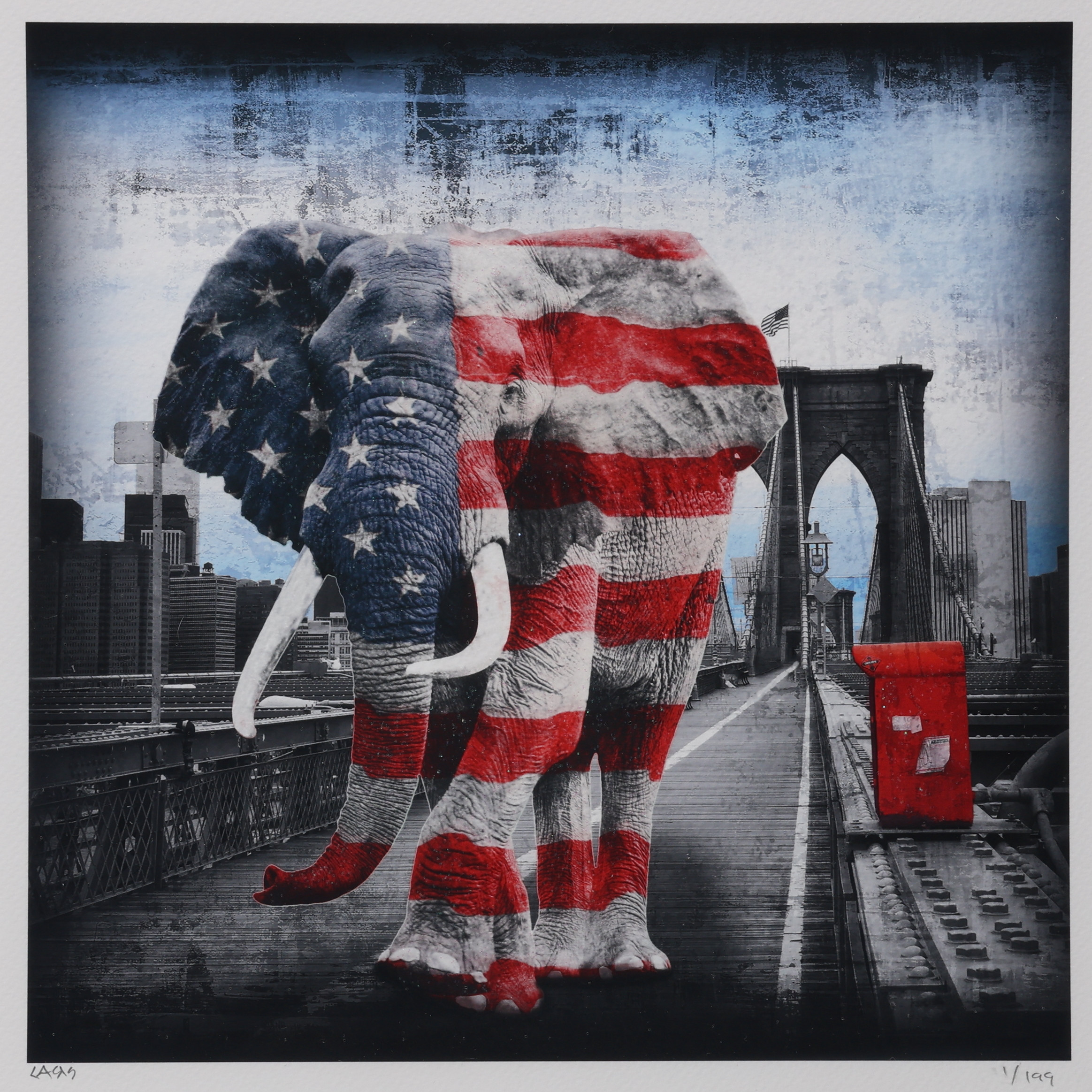 Images for 3704370. LARS TUNEBO. “American tripping on Brooklyn bridge ...