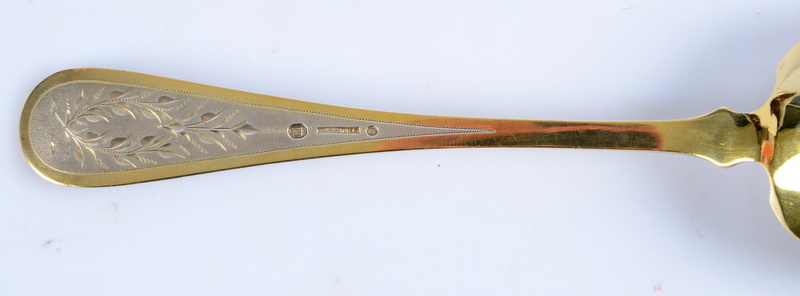Images for 370655. SILVER SPOON, gilt silver, Fredrik Christian Vilhelm ...