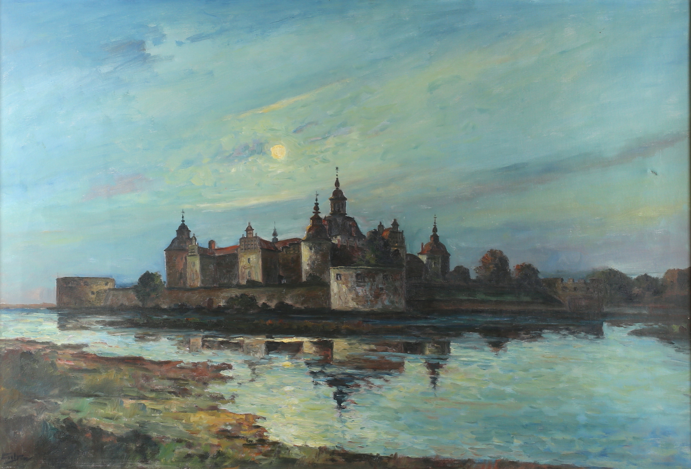 Images for 375311. LAGE CARLSSON. Kalmar Castle, oil on canvas, signed ...