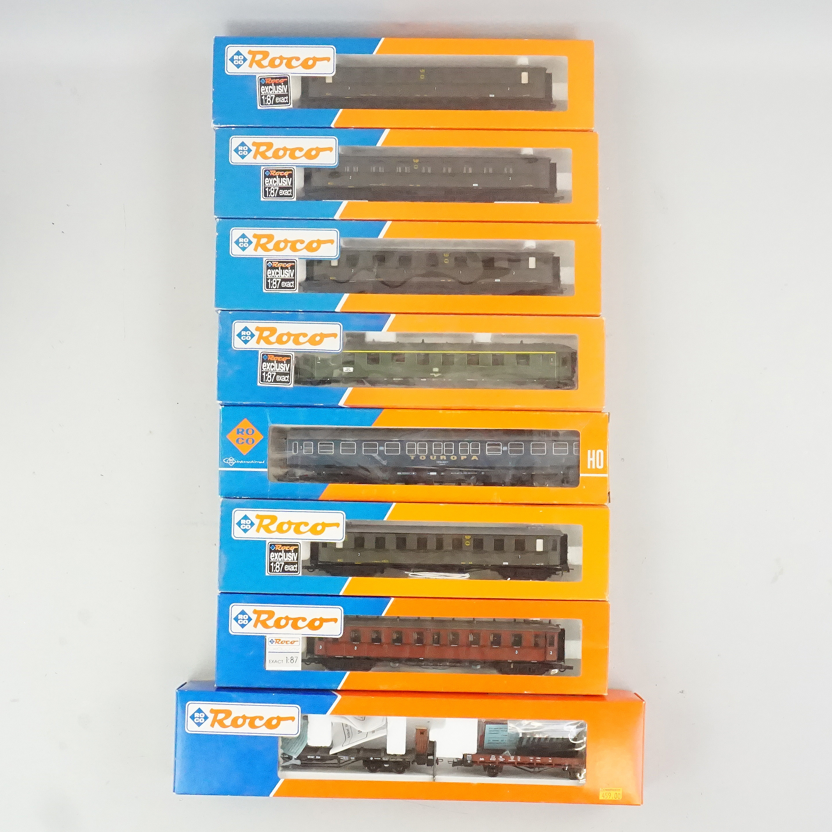 Images for 3786221. ROCO, model railway carriages, 8pcs, scale HO ...