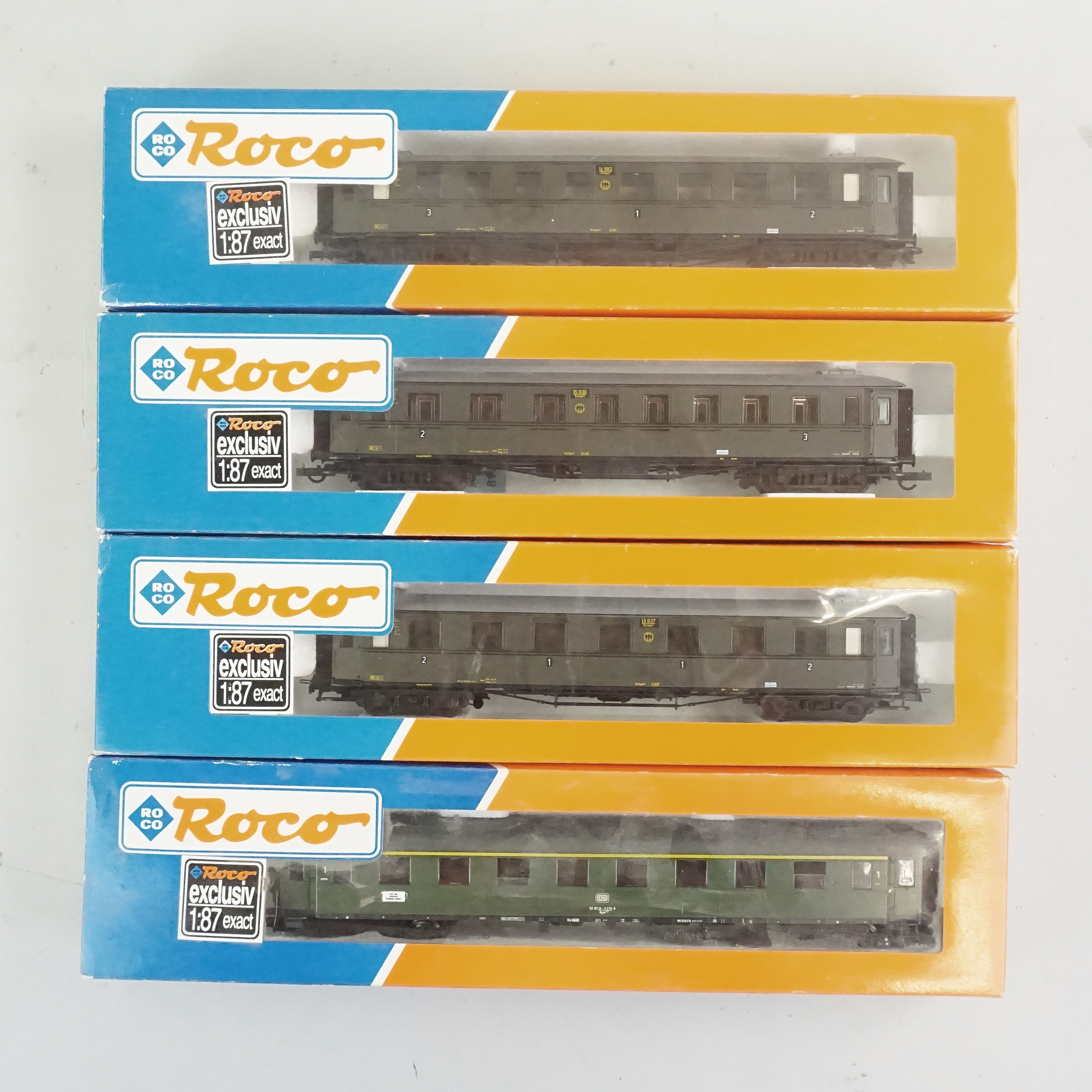 Images for 3786221. ROCO, model railway carriages, 8pcs, scale HO ...