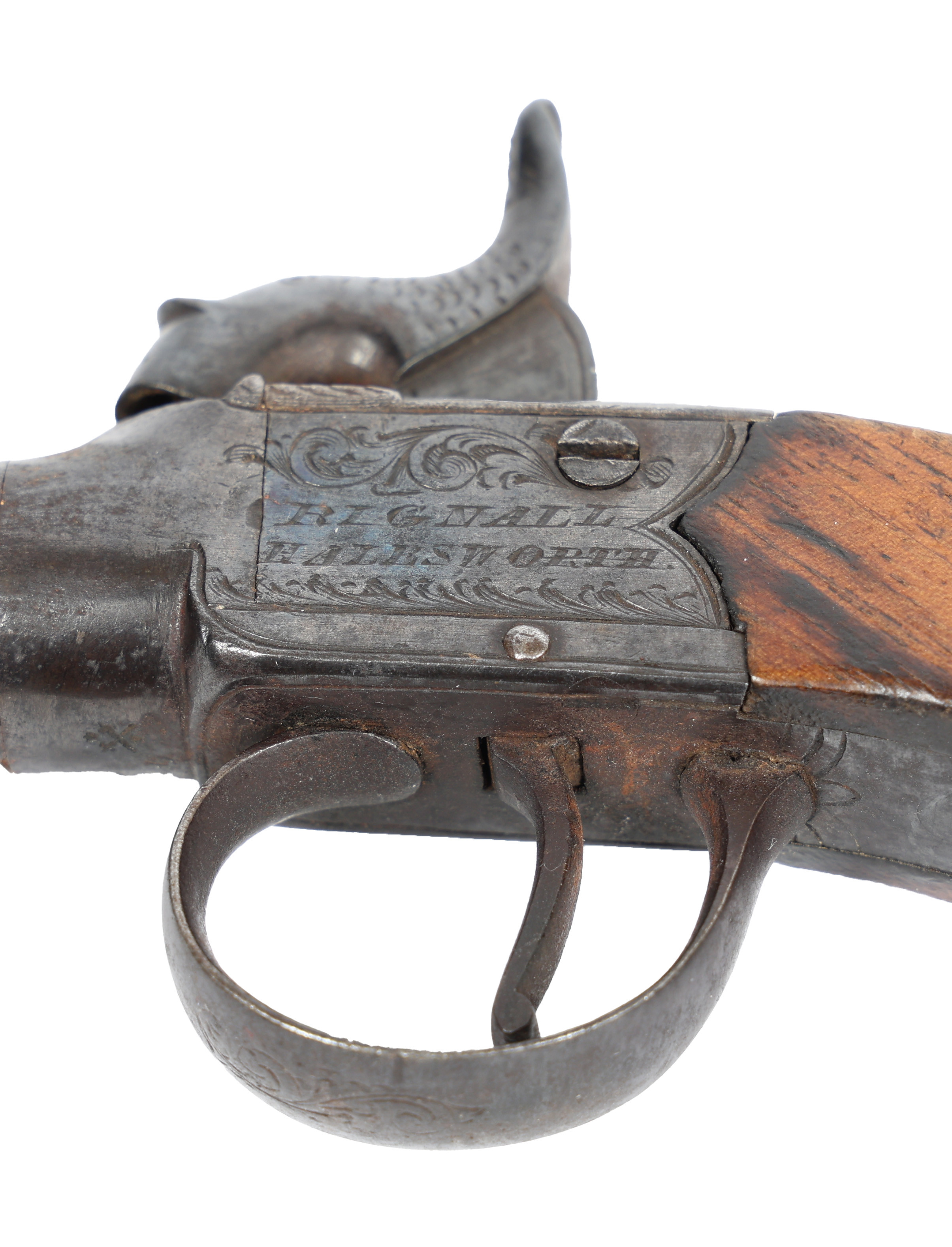 Images for 3827849. 19TH CENTURY PERCUSSION BOX LOCK POCKET PISTOL ...