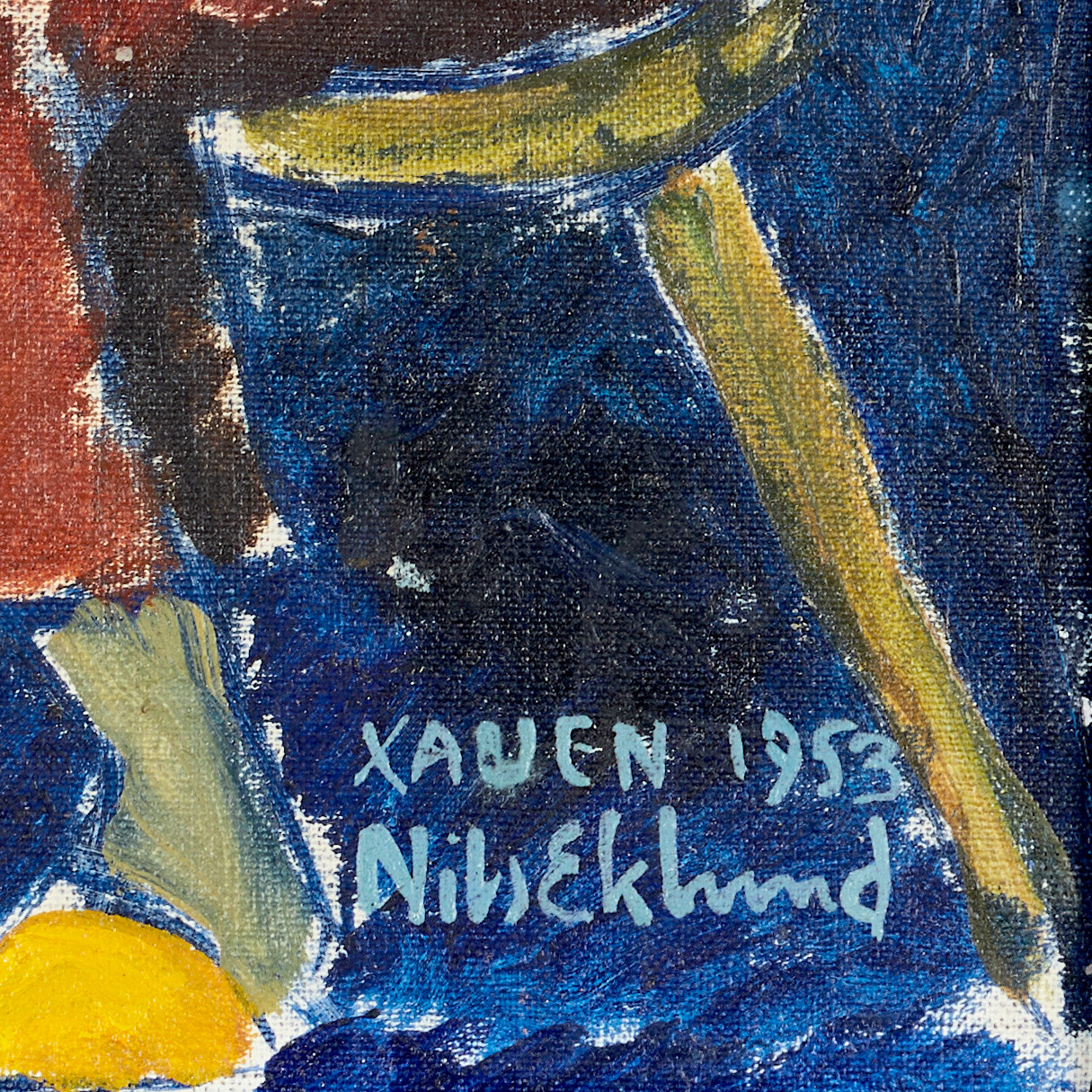 Images for 3853394. NILS EKLUND (20th century), “Parchisspiller - Morocco”, signed and dated ...