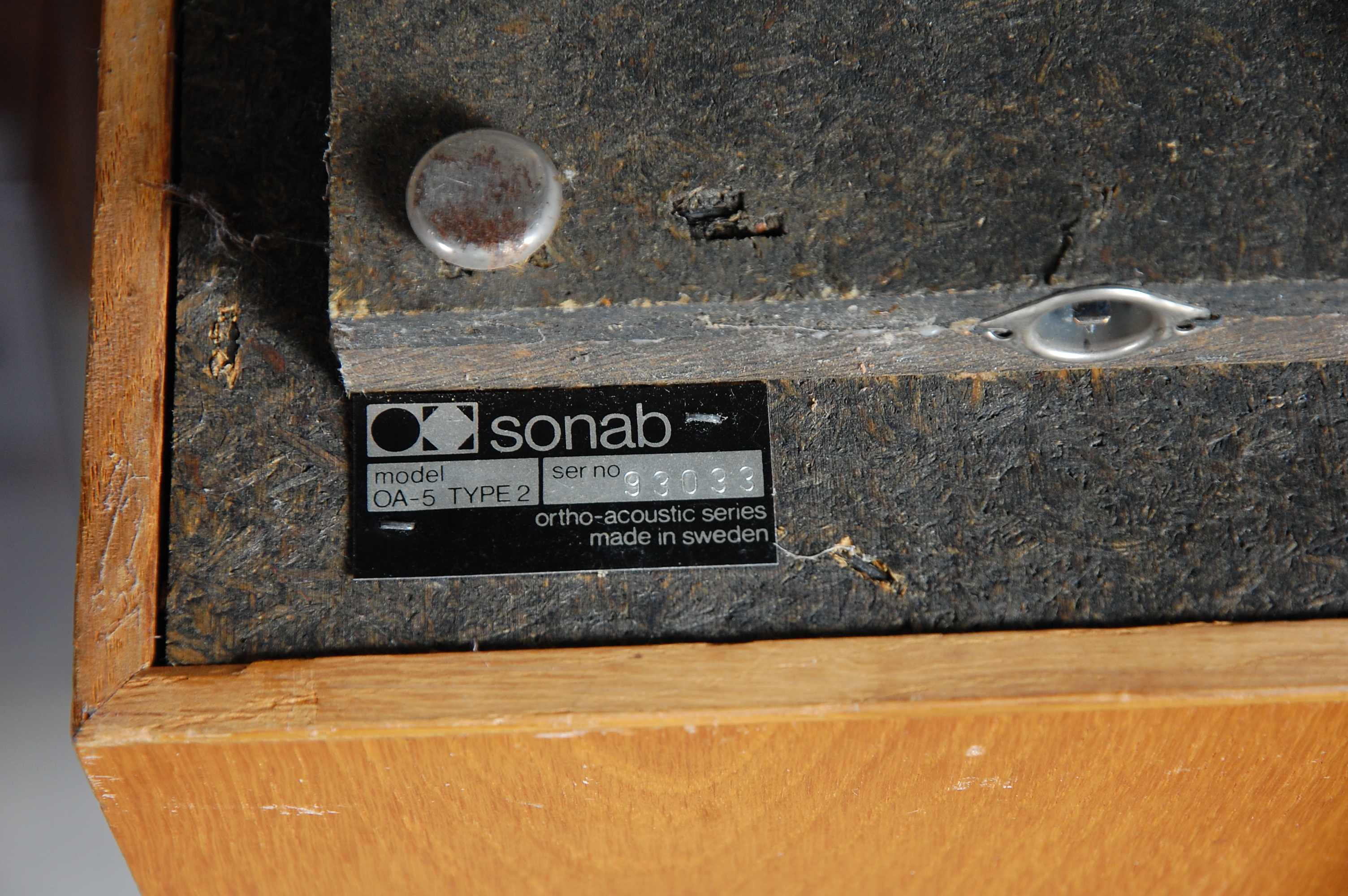 Images for 388993. SPEAKER, Sonab OA-5 type 2, RECORD PLAYER, RECEIVER ...