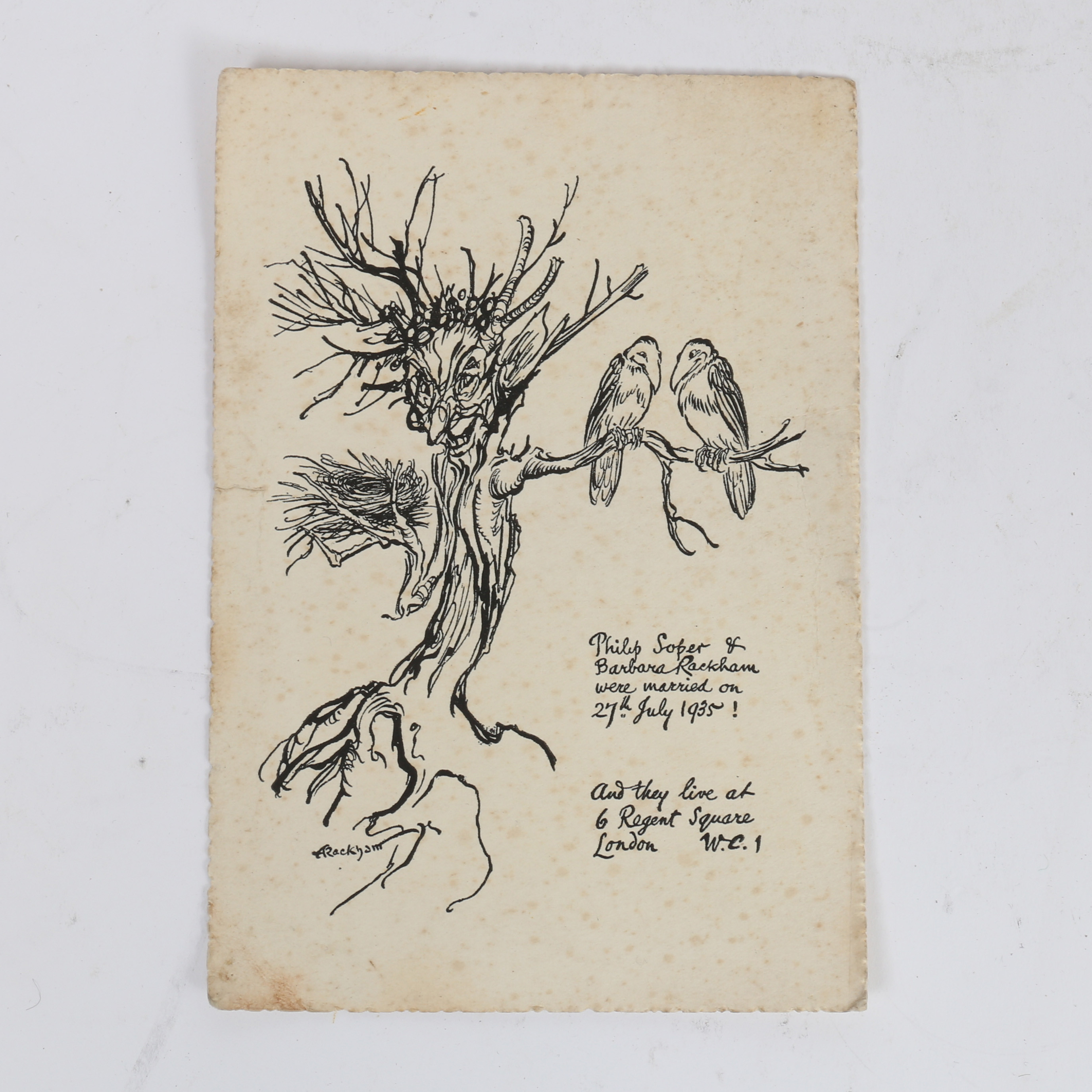 Images for 3890499. ARTHUR RACKHAM A PEN AND INK DRAWING ON A WEDDING ...