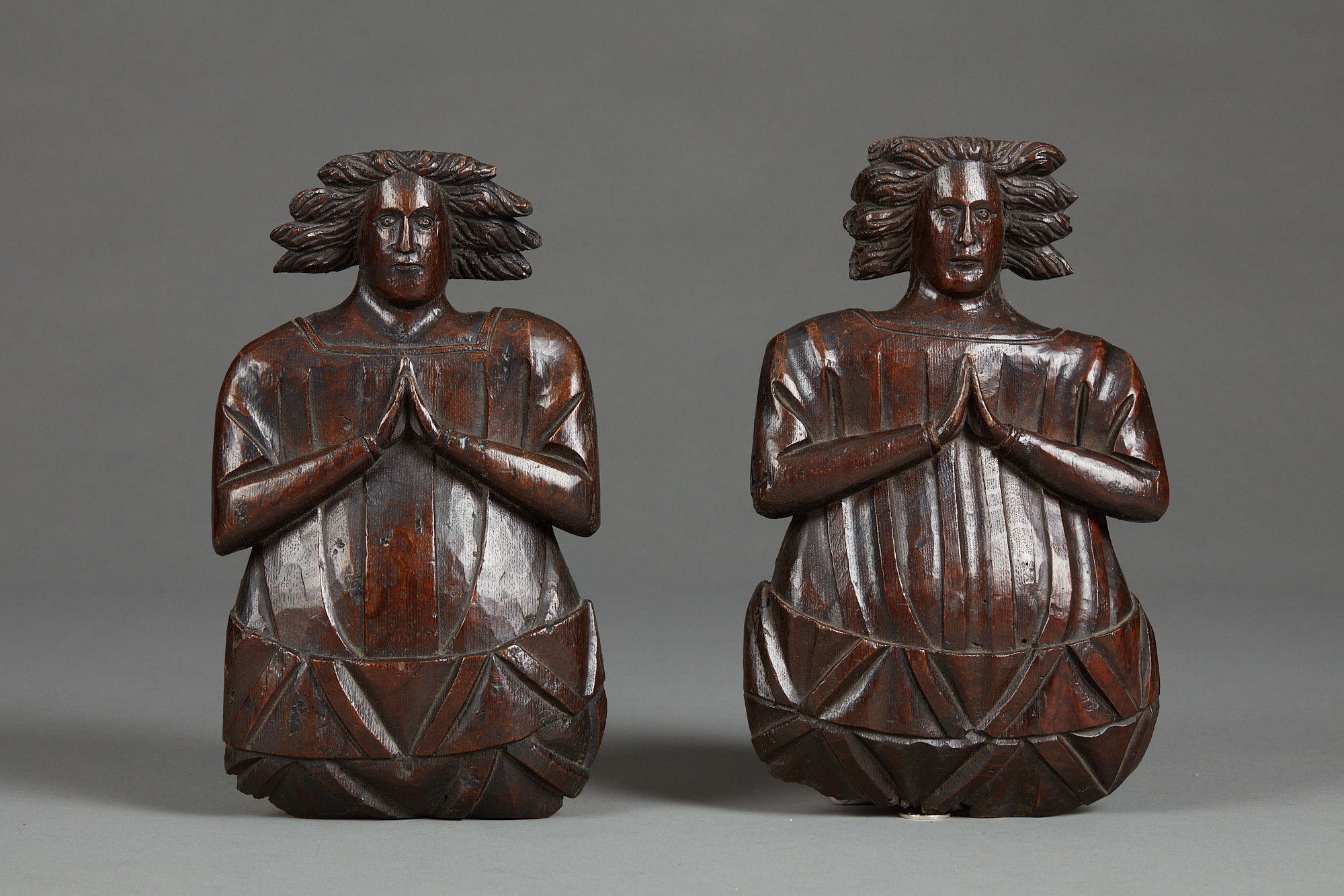 Images for 3953892. A PAIR OF MID 15TH CENTURY OAK ROOF OR HAMMER BEAM ...