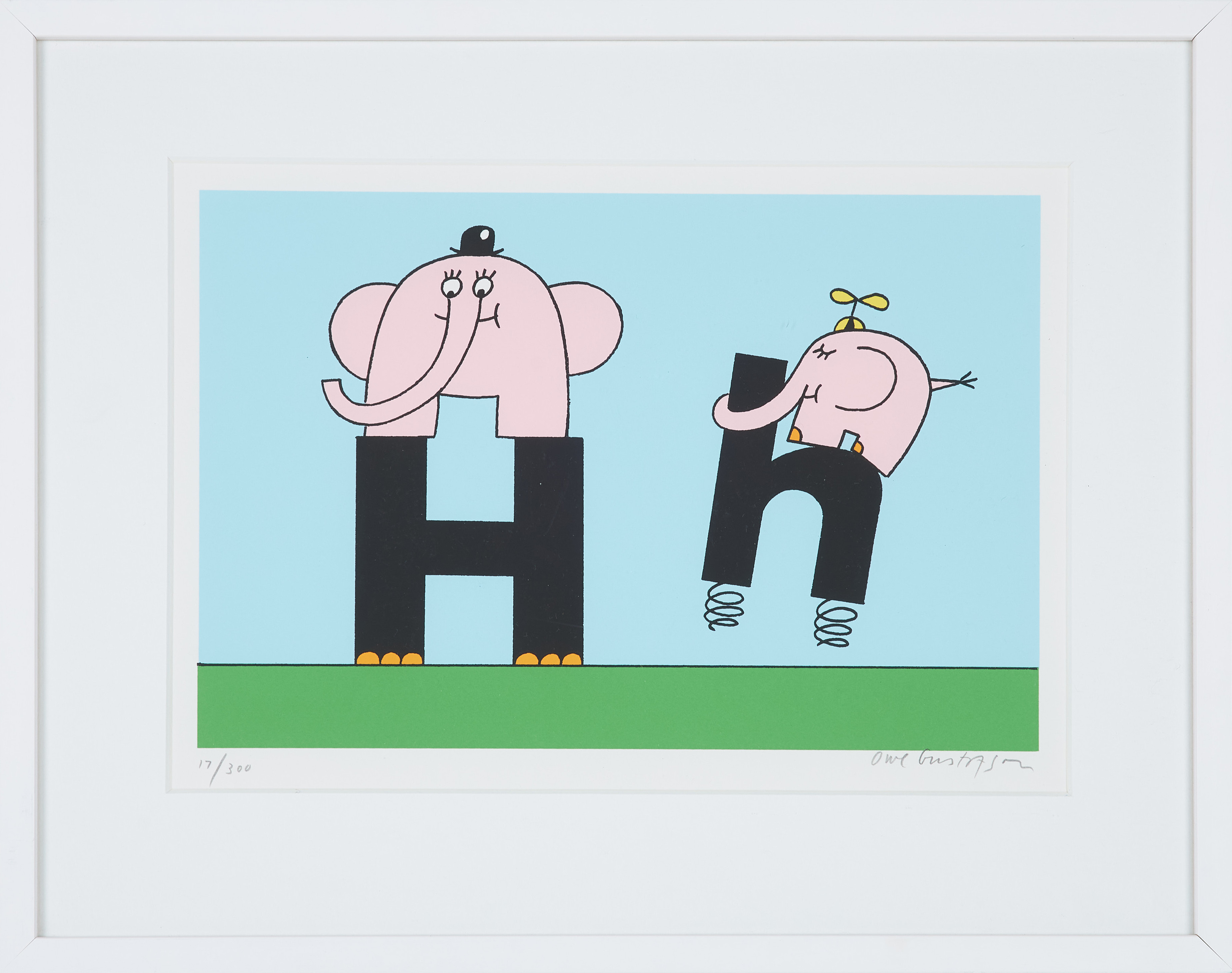 Images for 3957863. OWE GUSTAFSON (FÖDD 1940). Composition with ...