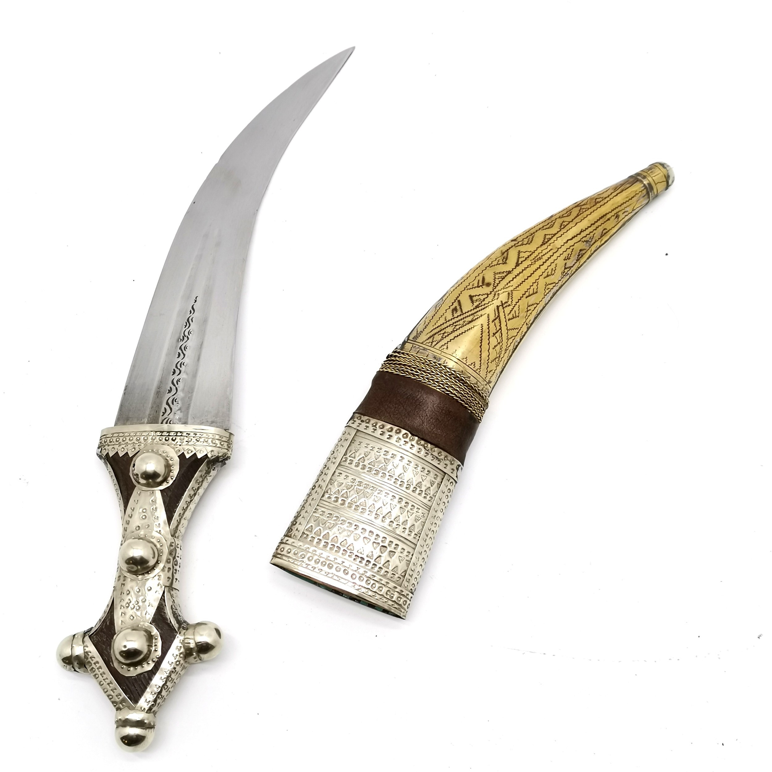 Images for 3959130. VINTAGE ISLAMIC ARAB WAHABI JAMBIYA KNIFE IN BRASS ...