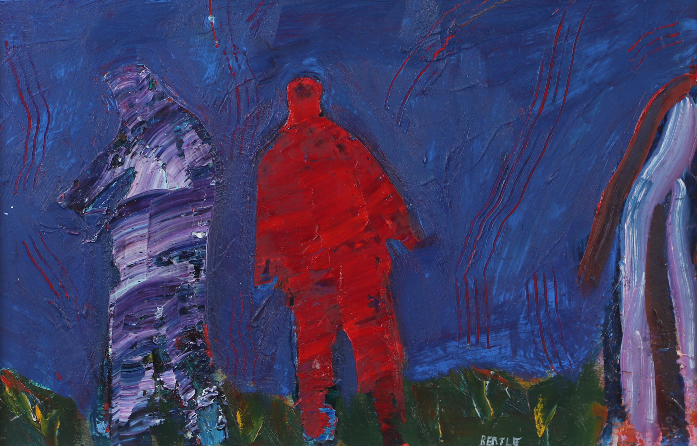 Images for 3960538. LARS BERTLE. “Applicant VI”, 2 pieces, oil on ...