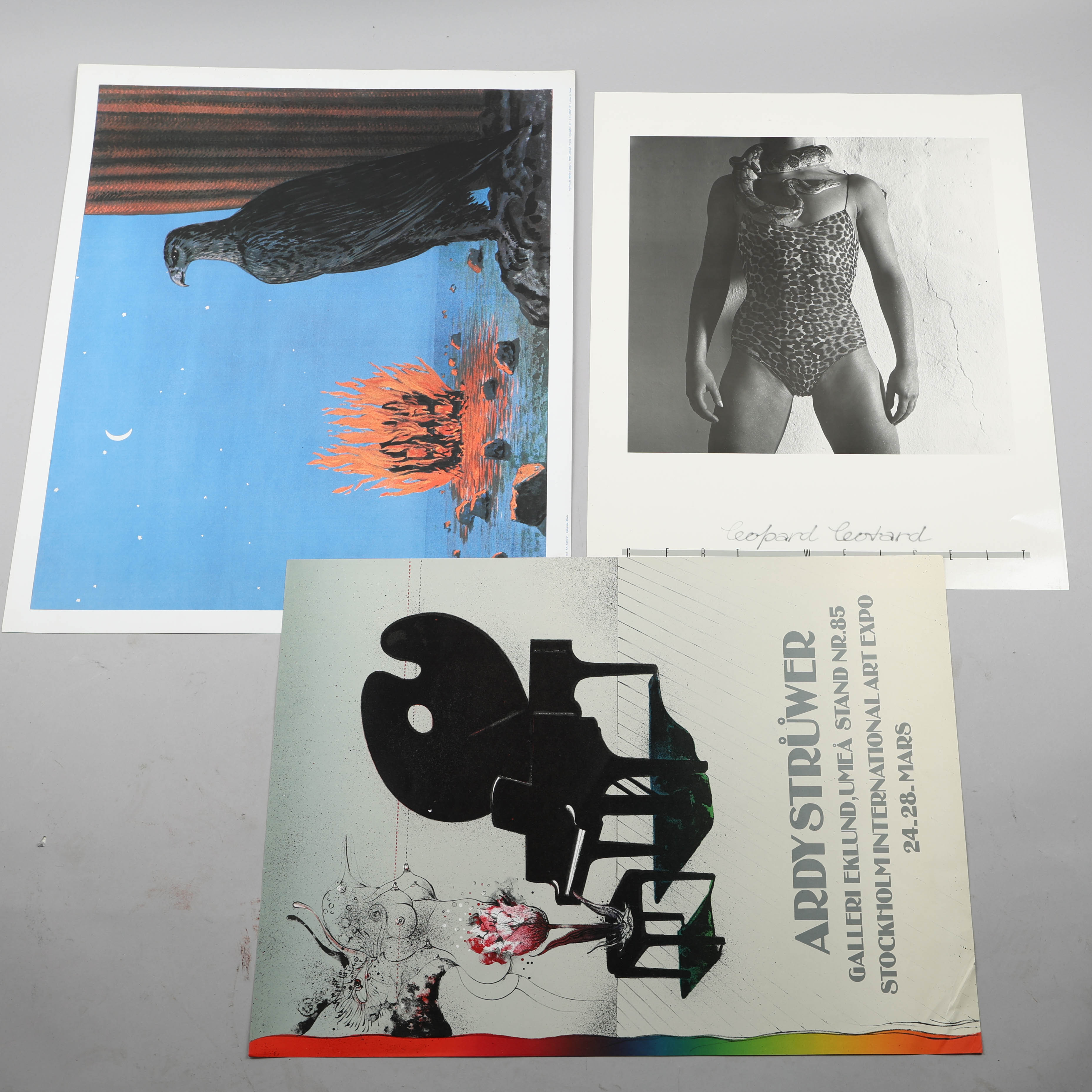 Images for 3976072. POSTER, 5 pieces, Ardy Stüver exhibition poster ...