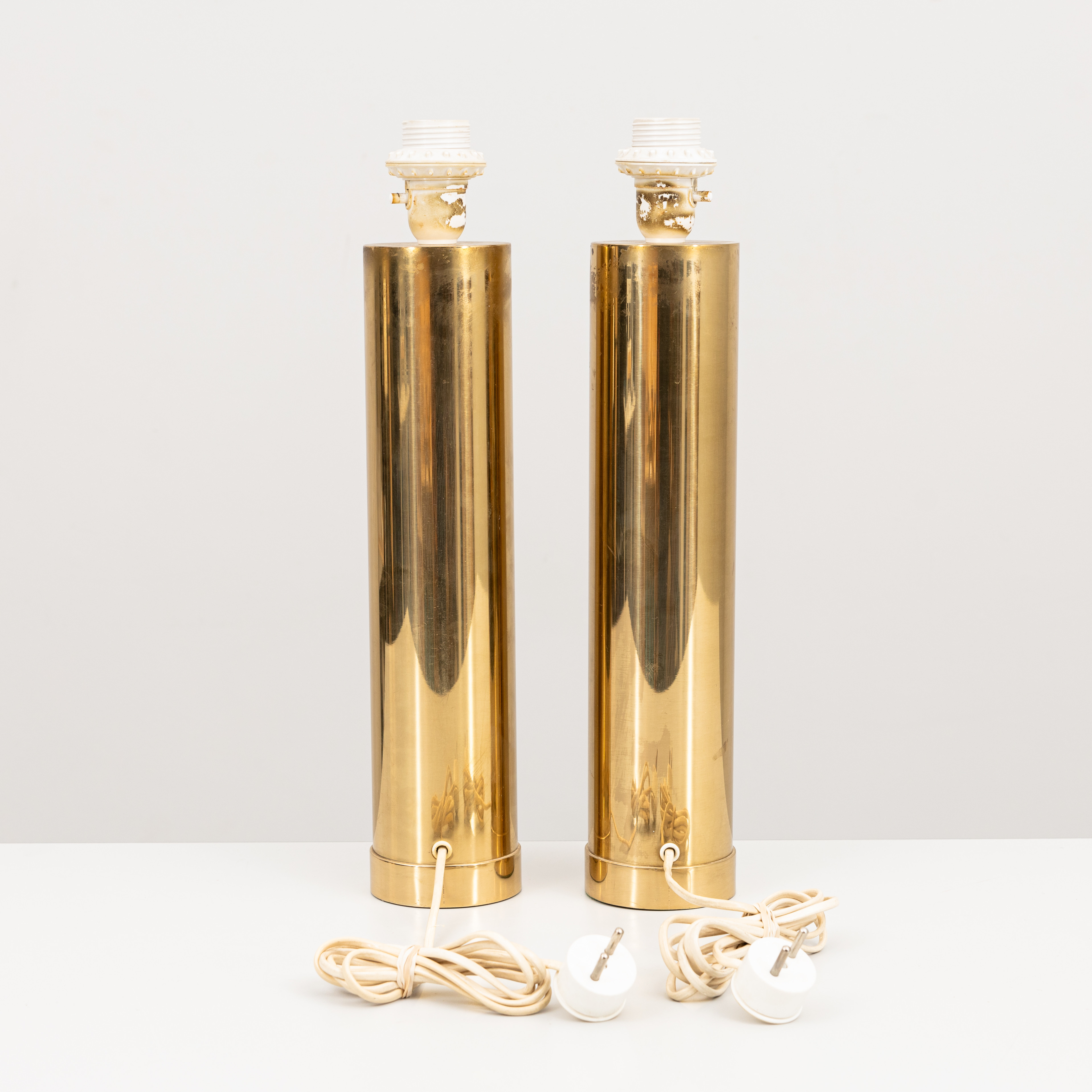 Images for 3985251. TABLE LAMPS, 1 pair, table lamps, model B010, brass, Bergboms, 1960/70's ...