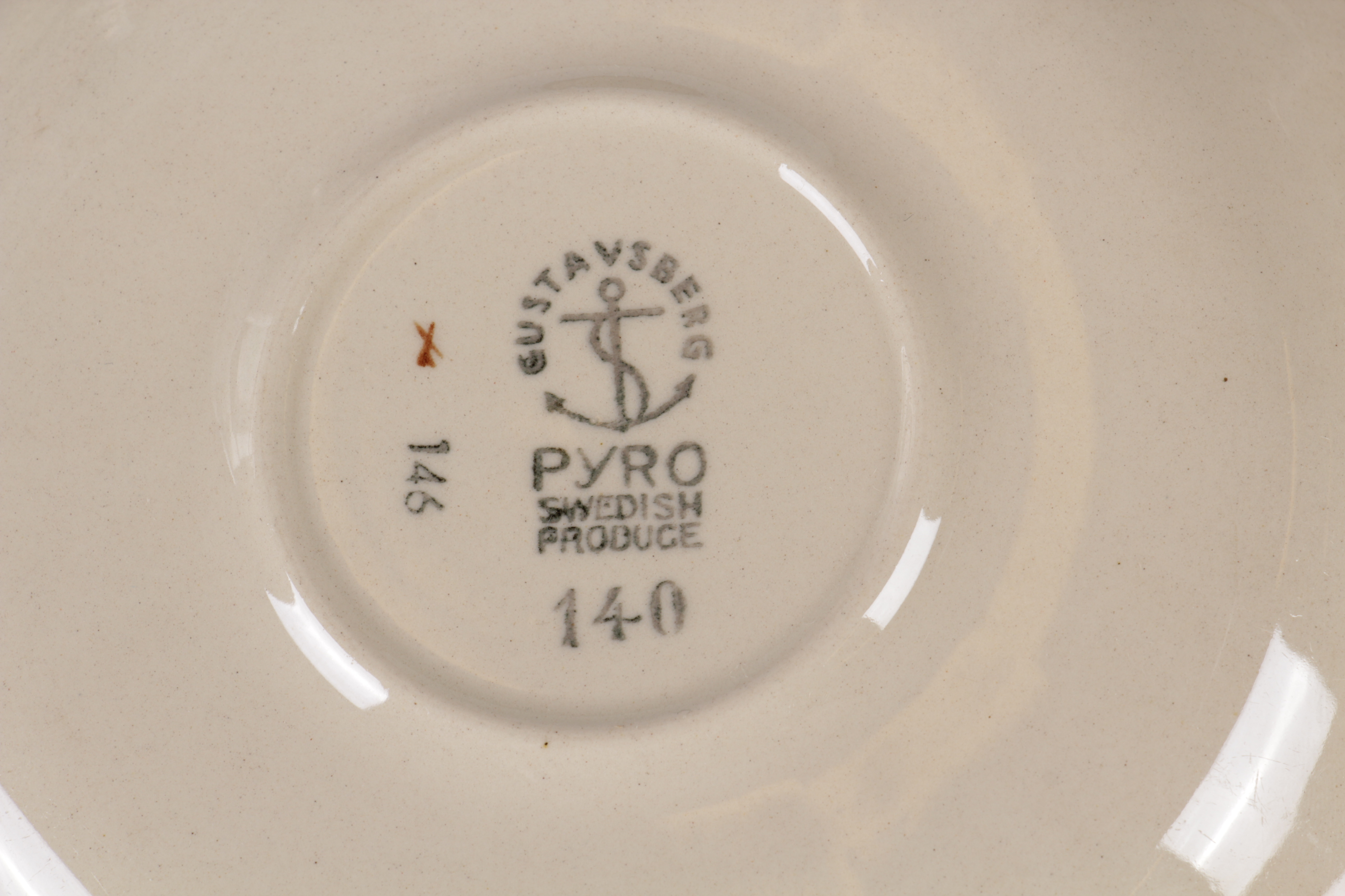 Images for 399061. TEA CUPS, and shape, 13 parts, flintware, "Pyro ...