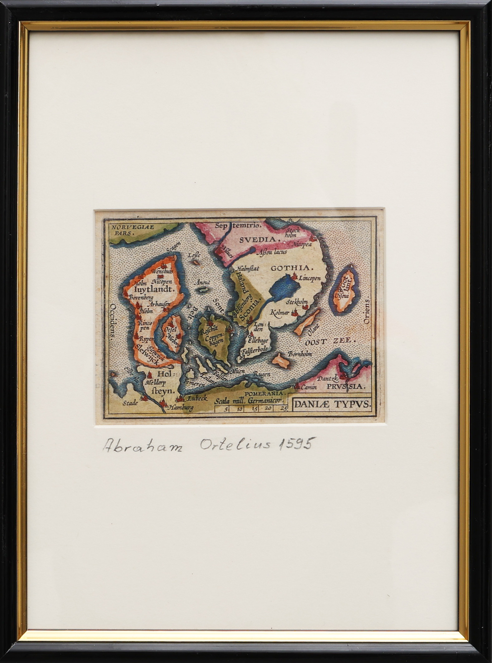 Images for 4000434. ANTIQUE MAP. ABRAHAM ORTELIUS ENGRAVED AND HAND ...