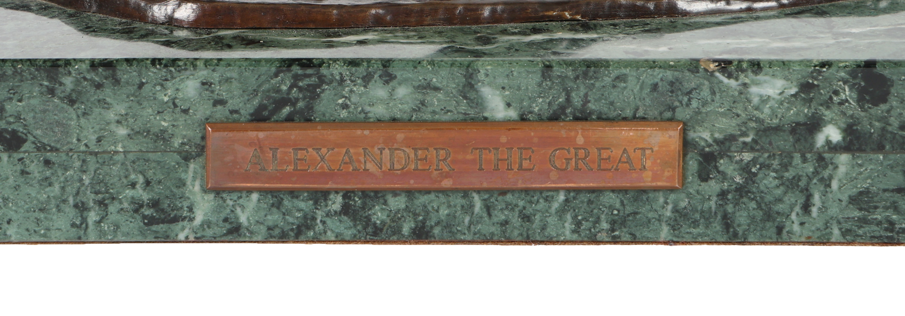 Images for 4000829. ROYAL WORCESTER BRONZE FIGURINE OF ALEXANDER THE ...