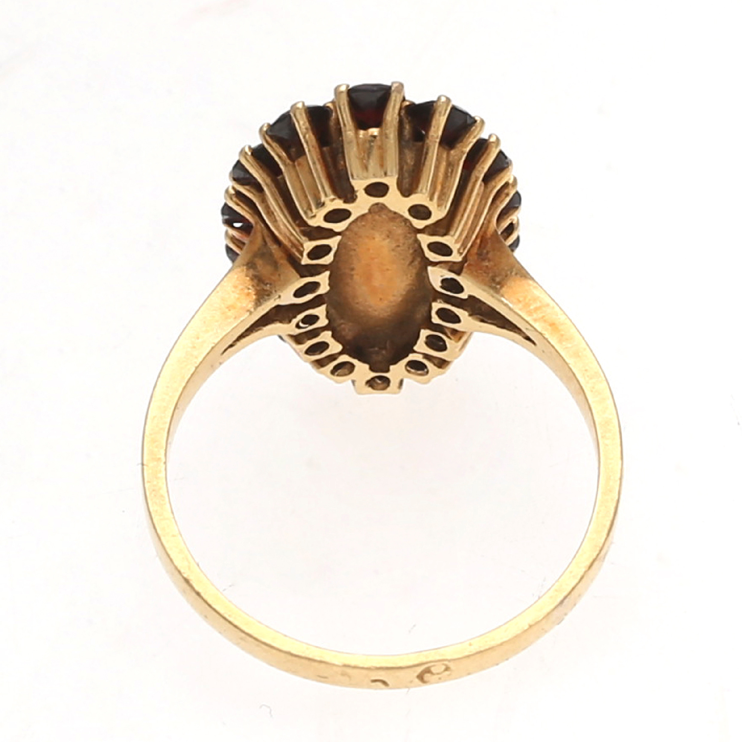 Images for 4009606. Gold and gemstones shuttle ring, circa 1970 ...