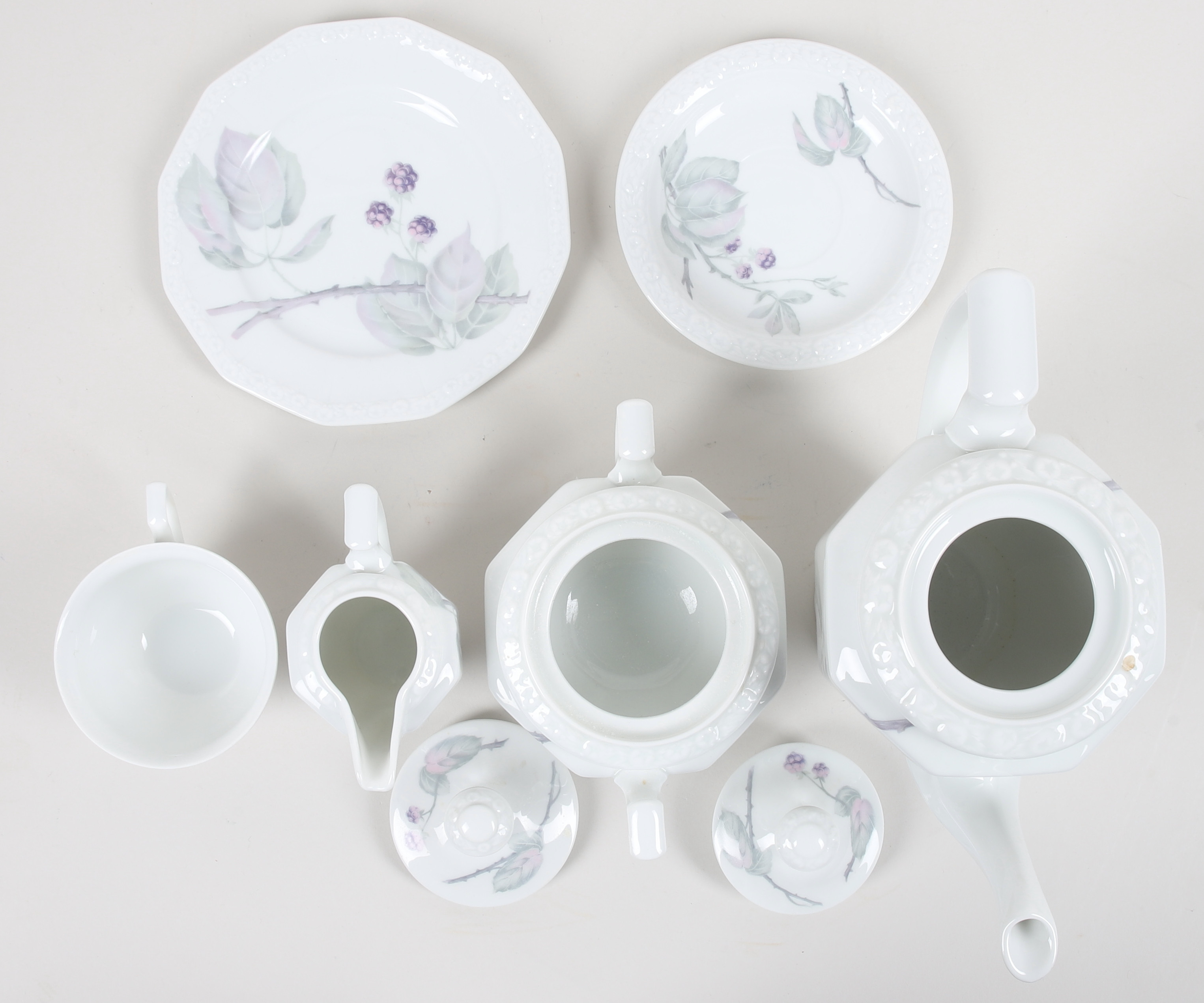 Images for 4025249. Coffee set, 39 pieces, “Maria Blackberry” porcelain ...