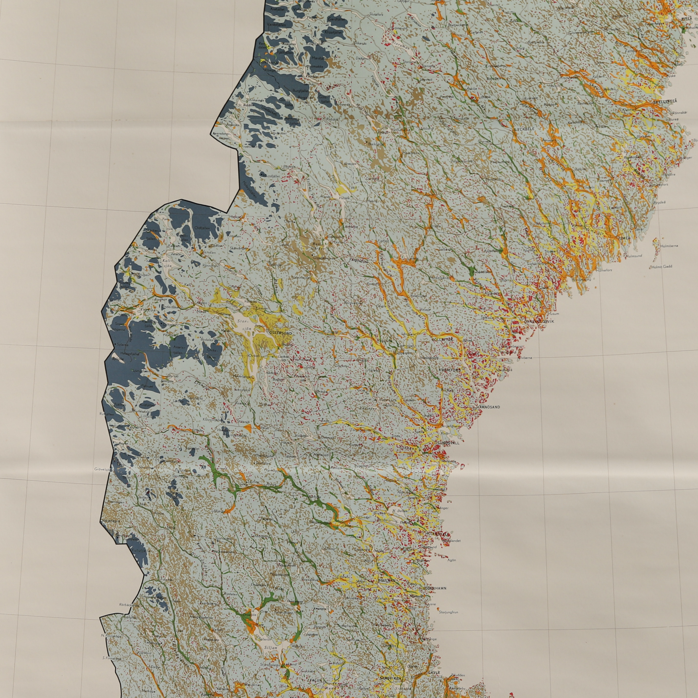 Images for 4058996. SKOLPLANCH, Map of Sweden's Soils”. AB Department ...