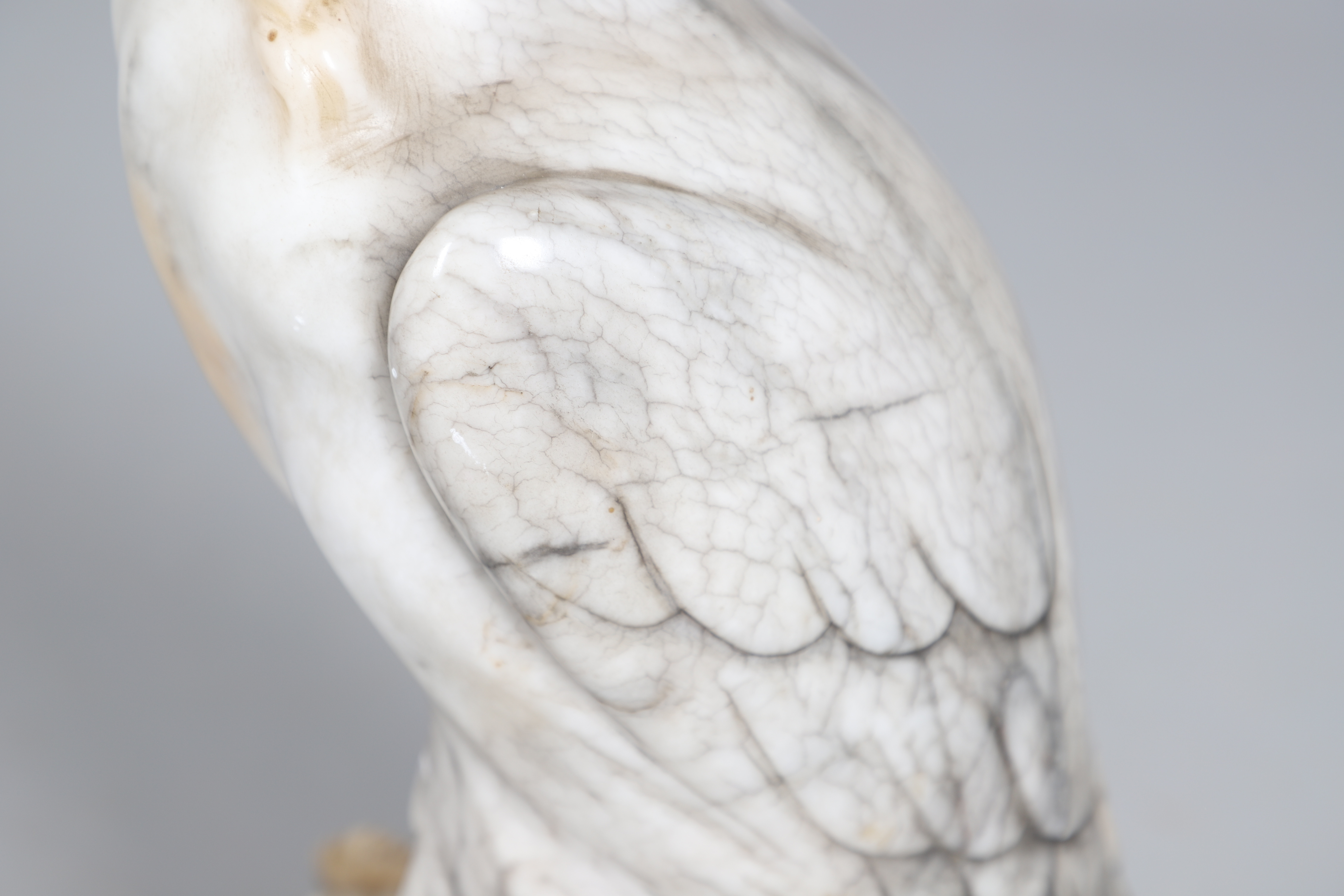 Images for 4059802. A FRENCH CARVED ALABASTER MODEL OF AN EAGLE ...